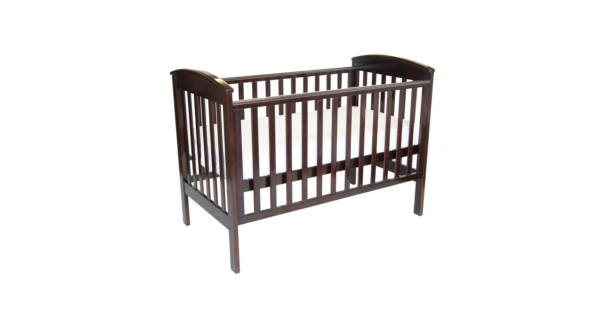 Babyhood Classic Curve Cot - English Oak | Baby Bunting AU