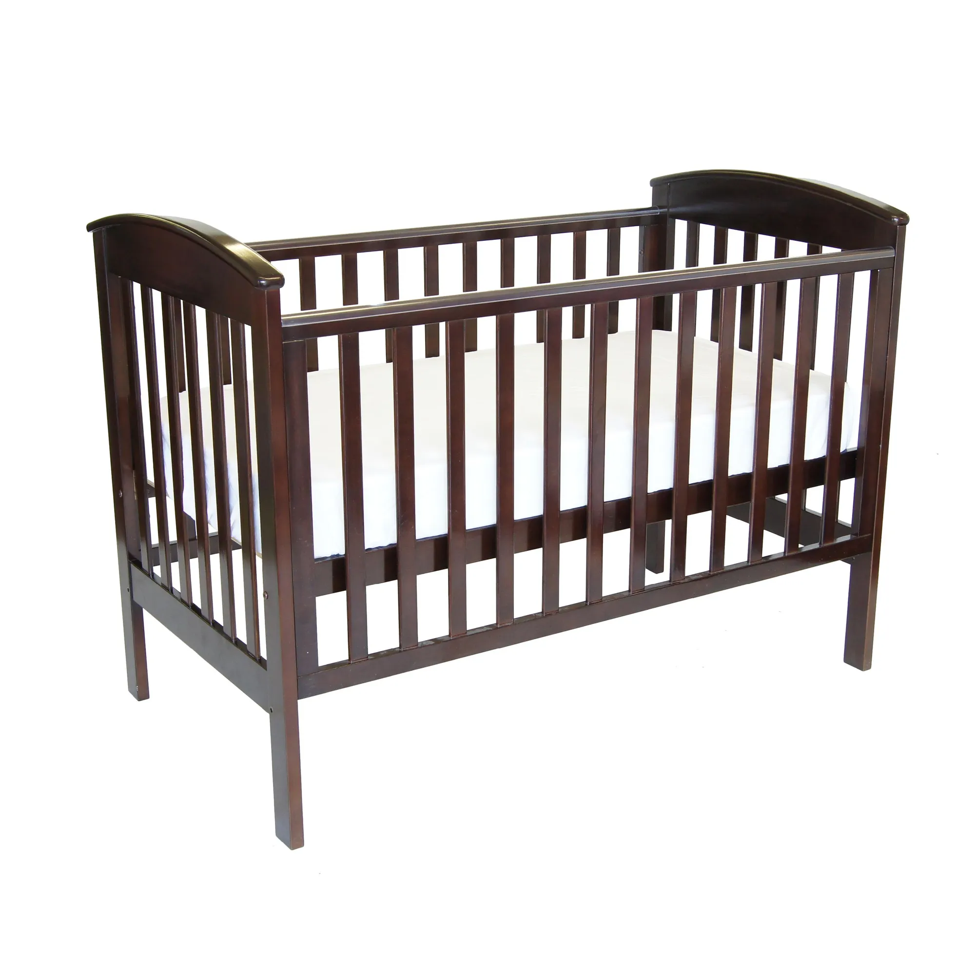 Babyhood Classic Curve Cot - English Oak | Baby Bunting AU