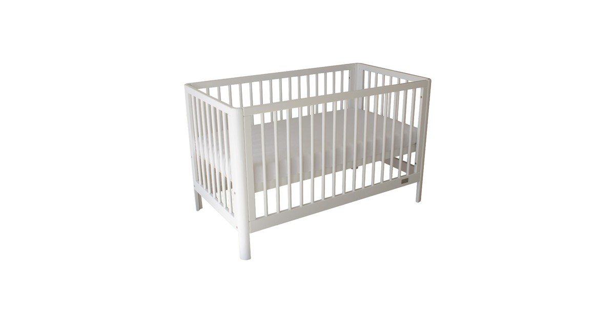 Babyhood Dune Cot - White | Baby Bunting AU