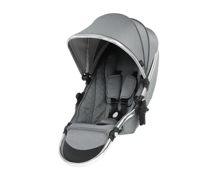 Egg2 Tandem Seat Monument for Pram - Grey | Strollers | Baby Bunting AU