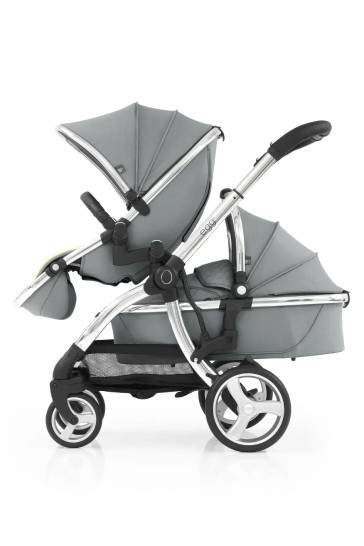 Egg2 Tandem Seat Monument for Pram - Grey | Strollers | Baby Bunting AU