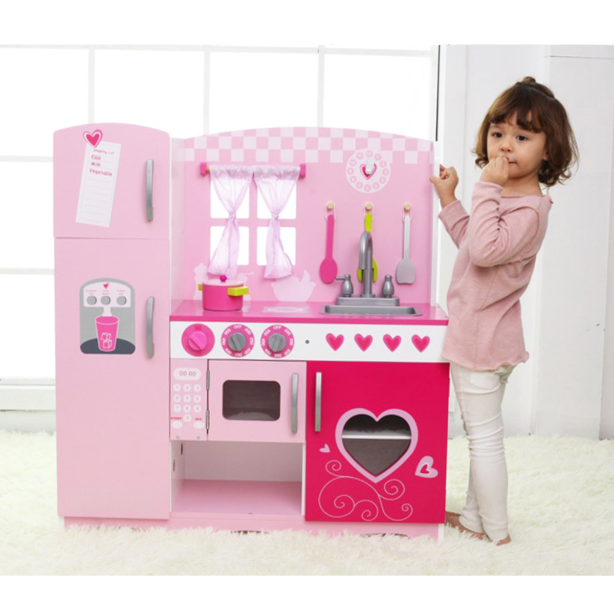 Classic World Kitchen Playset - Pink | Cooking | Baby Bunting AU