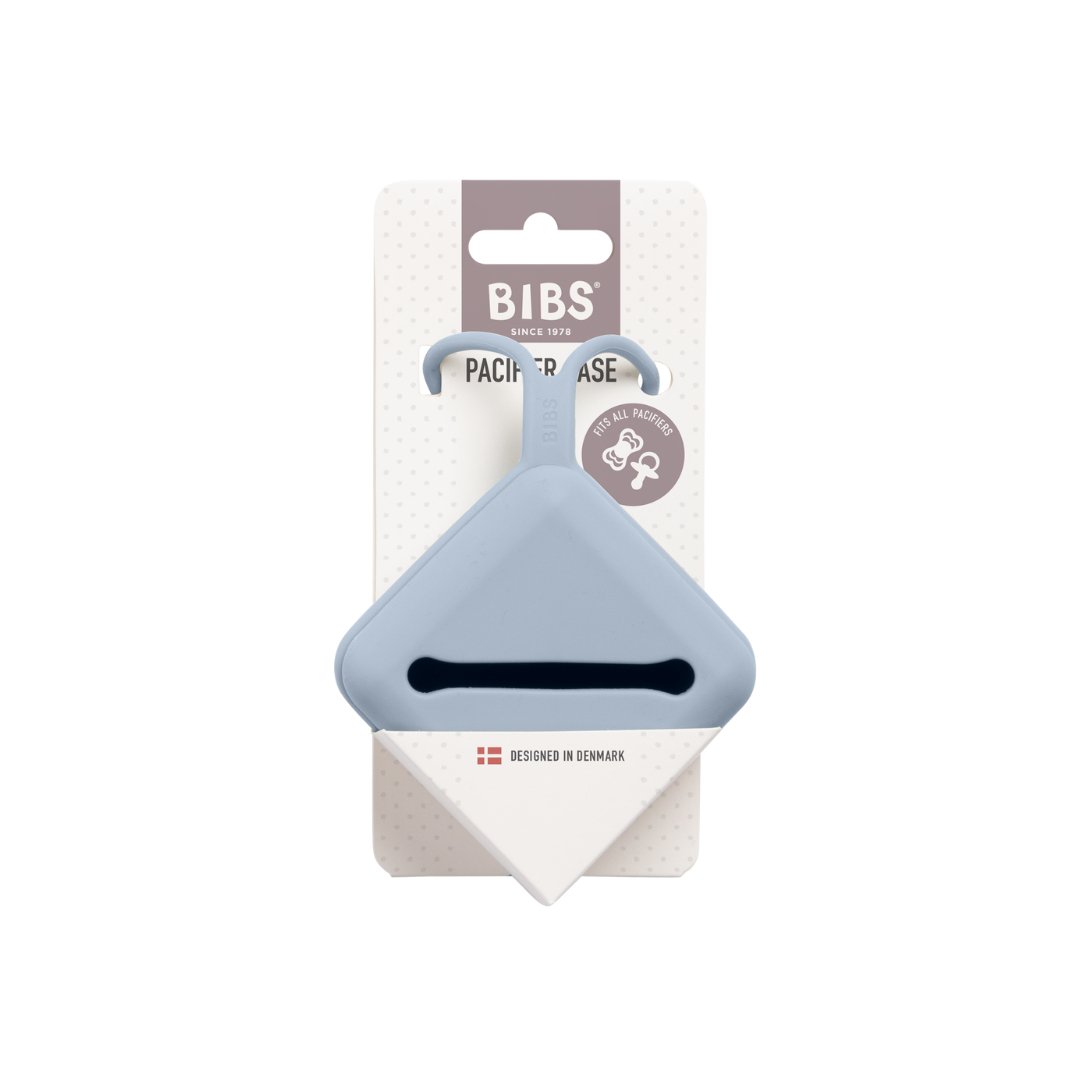 BIBS Pacifier Soft Case - Dusty Blue | Dummies | Baby Bunting AU