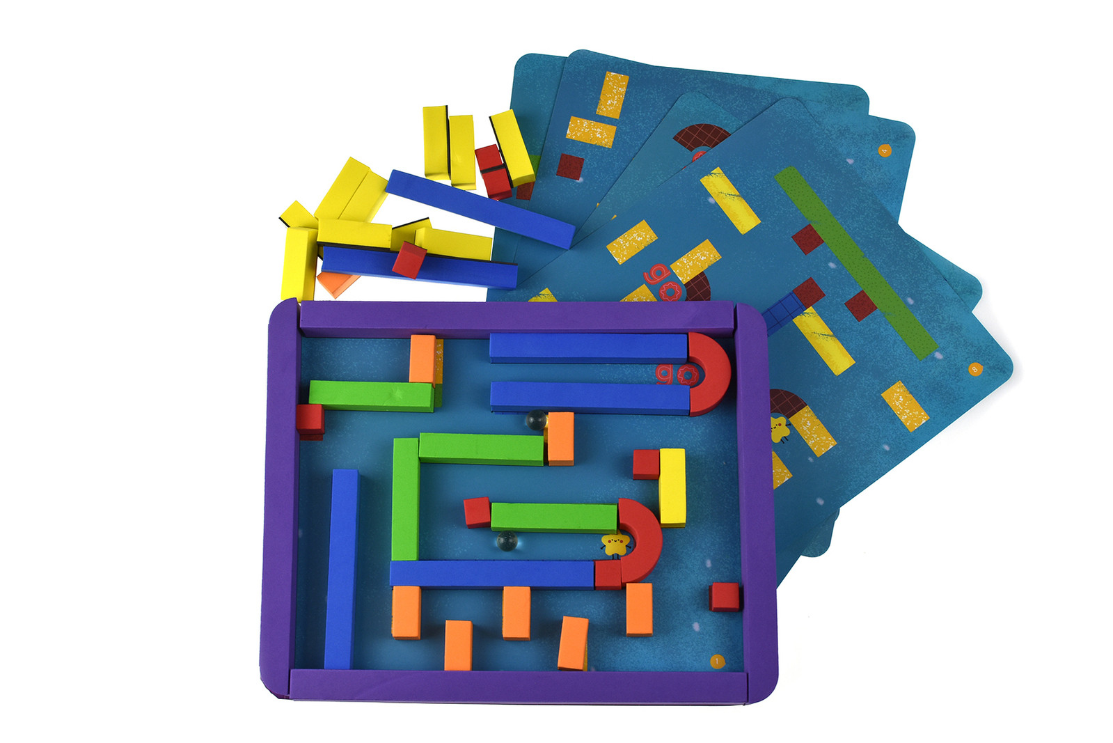 Tookyland Magnetic Maze Kit Puzzle Tabletop Kids Learning Game ...