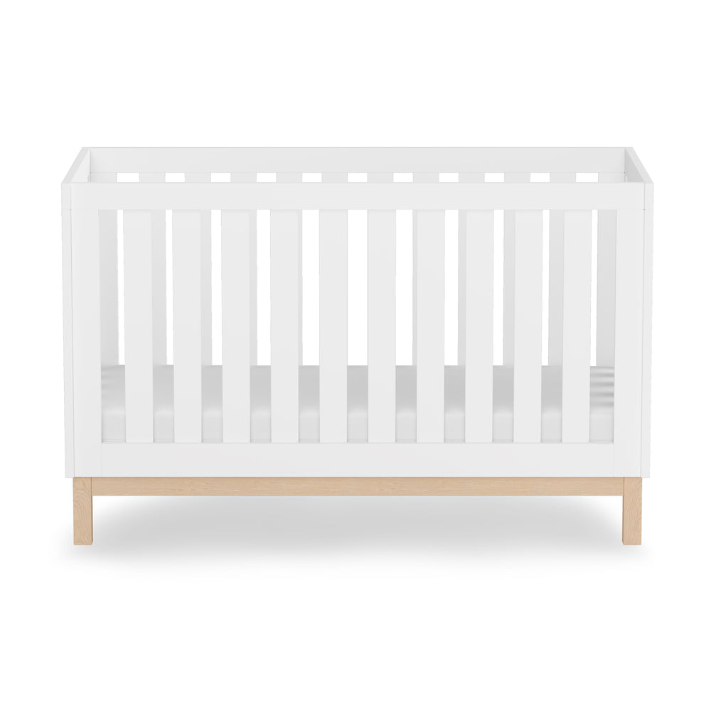 BabyRest Bailey Cot - White 140 x 70cm | Cots | Baby Bunting AU