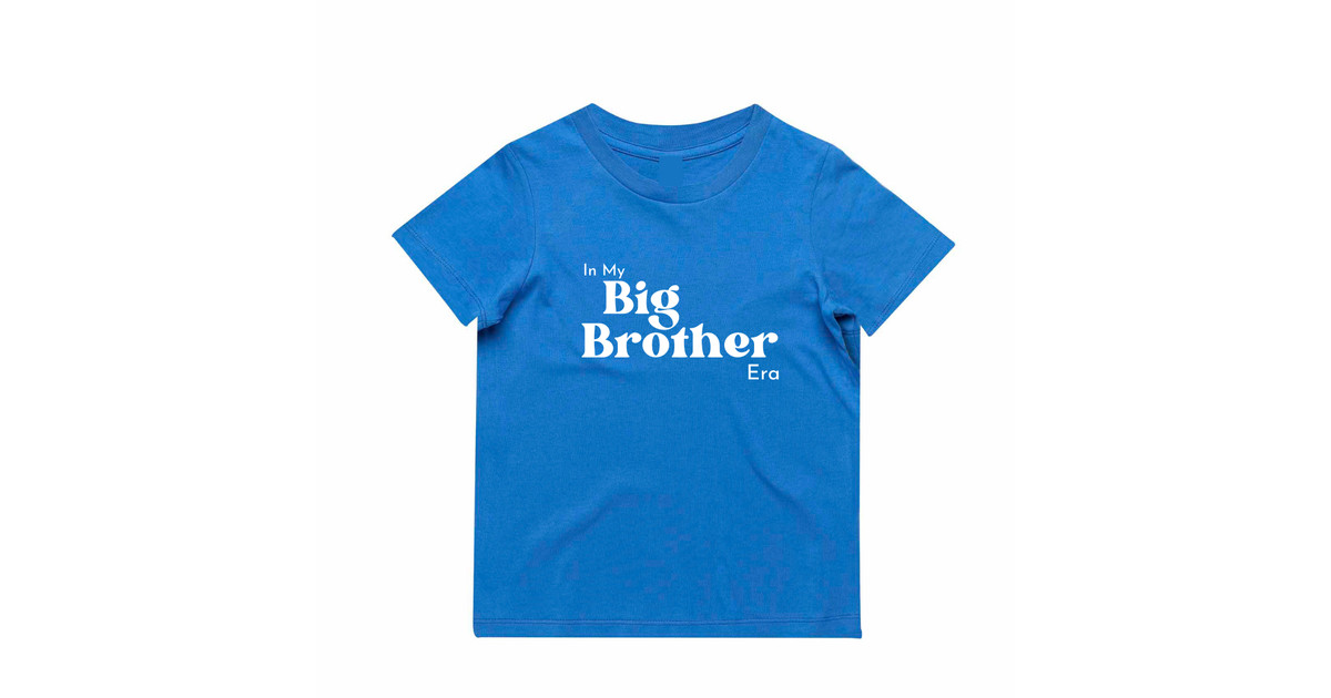 My Little Wardrobe In My Big Brother Era - Blue Tee | Baby Bunting AU