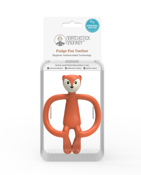 Matchstick Monkey Teether - Fox | Teethers | Baby Bunting AU