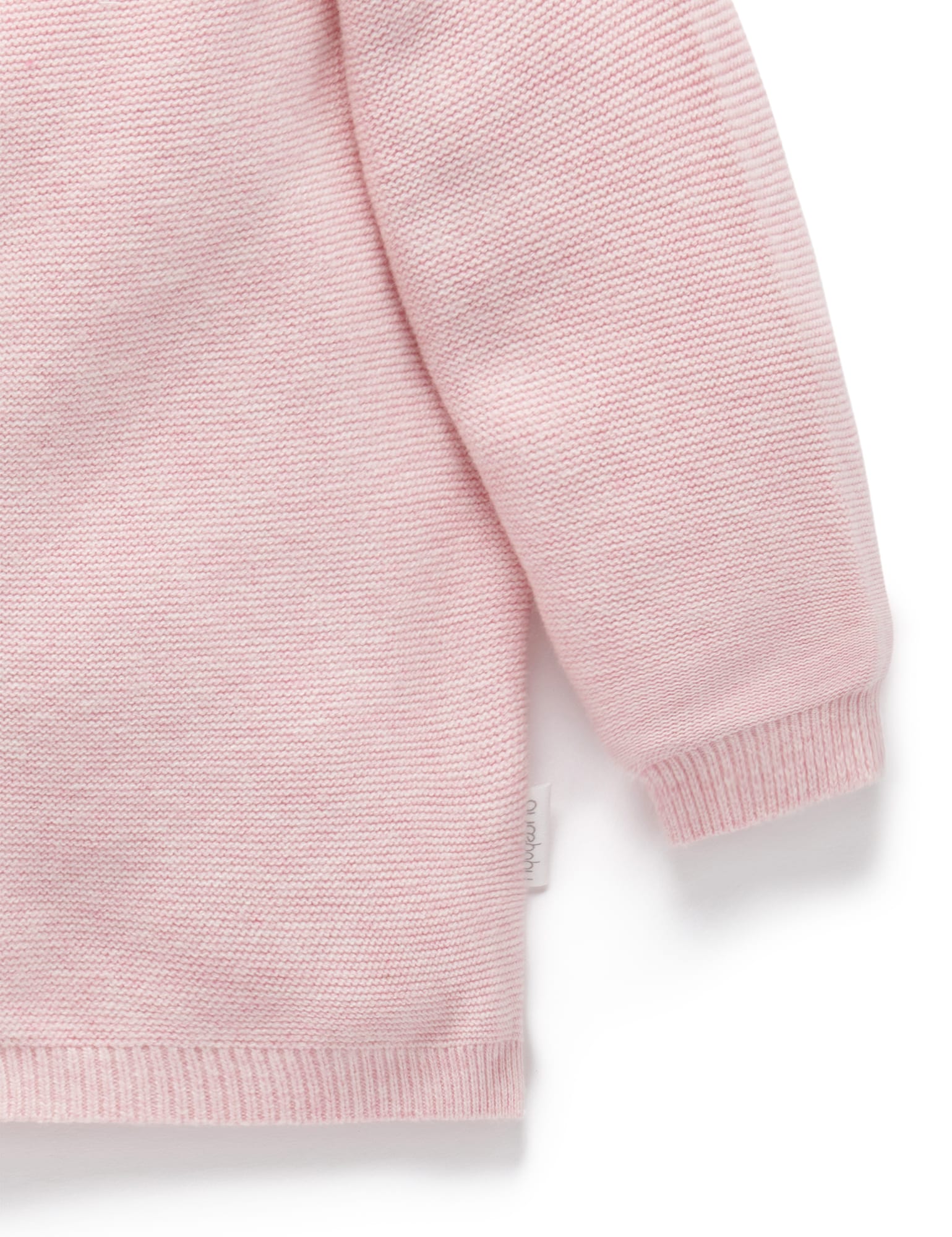 Purebaby Essential Textured Cardigan Pink Melange | Girls Coats ...