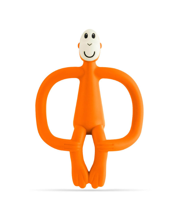 Matchstick Monkey Teething Toy and Gel Applicator - Orange | Teethers ...