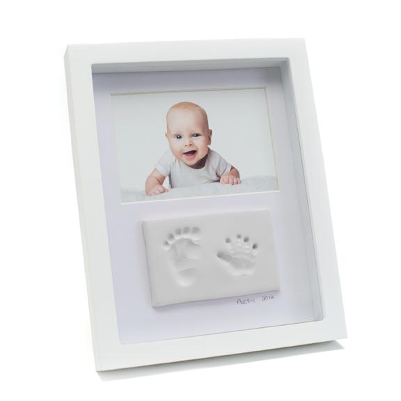 BabyInk Clay Frame - White | Keepsake | Baby Bunting AU