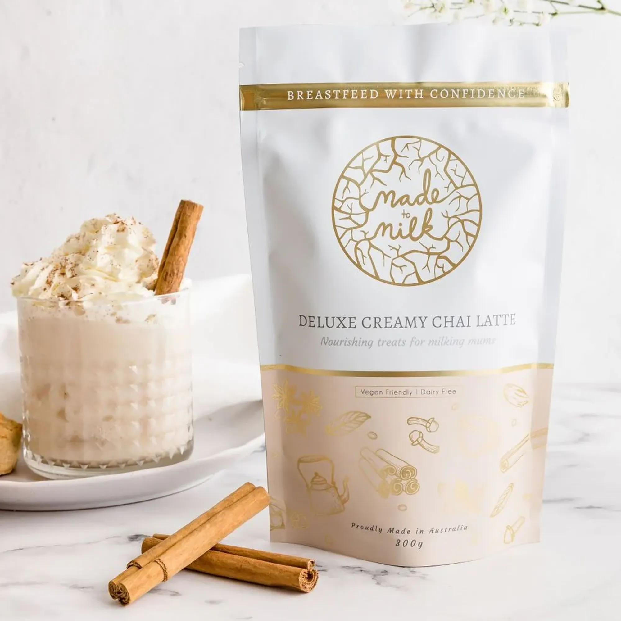 Made to Milk Hot Drink Powders Single Serve Creamy Chai Latte 20g ...