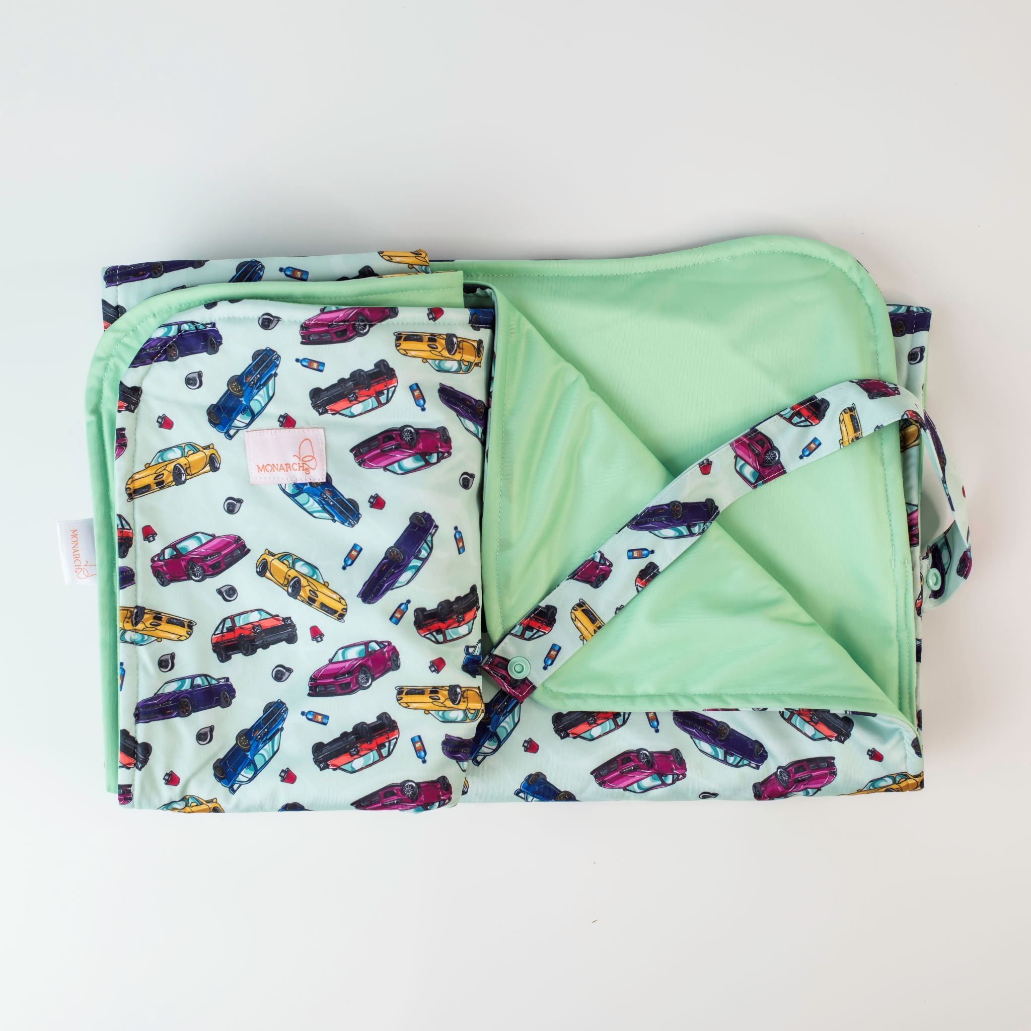 Monarch Wipe-Clean Change Mat - Turbo Charged | Non-Disposable | Baby ...