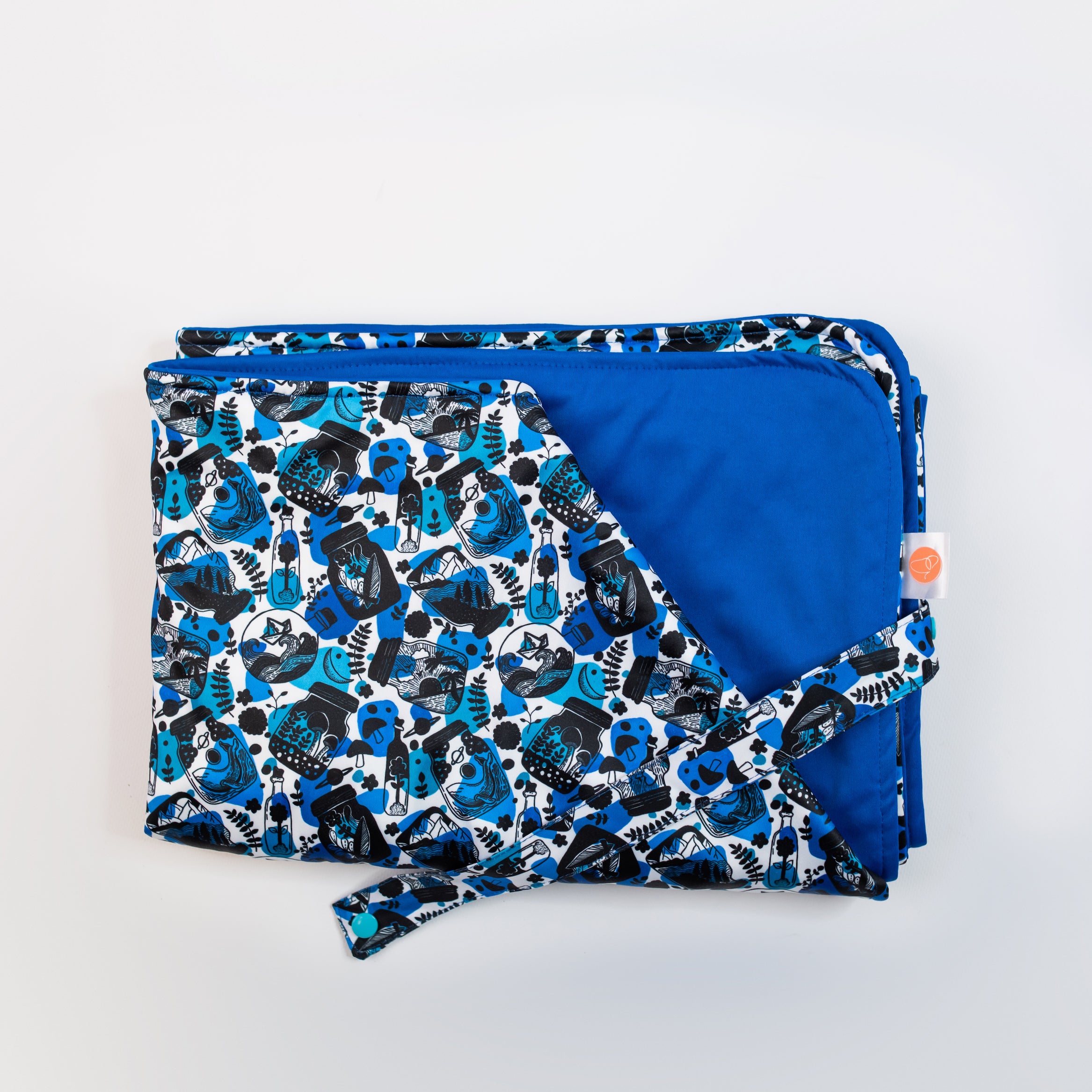 Monarch Wipe-Clean Change Mat - Sea-Nery | Non-Disposable | Baby Bunting AU