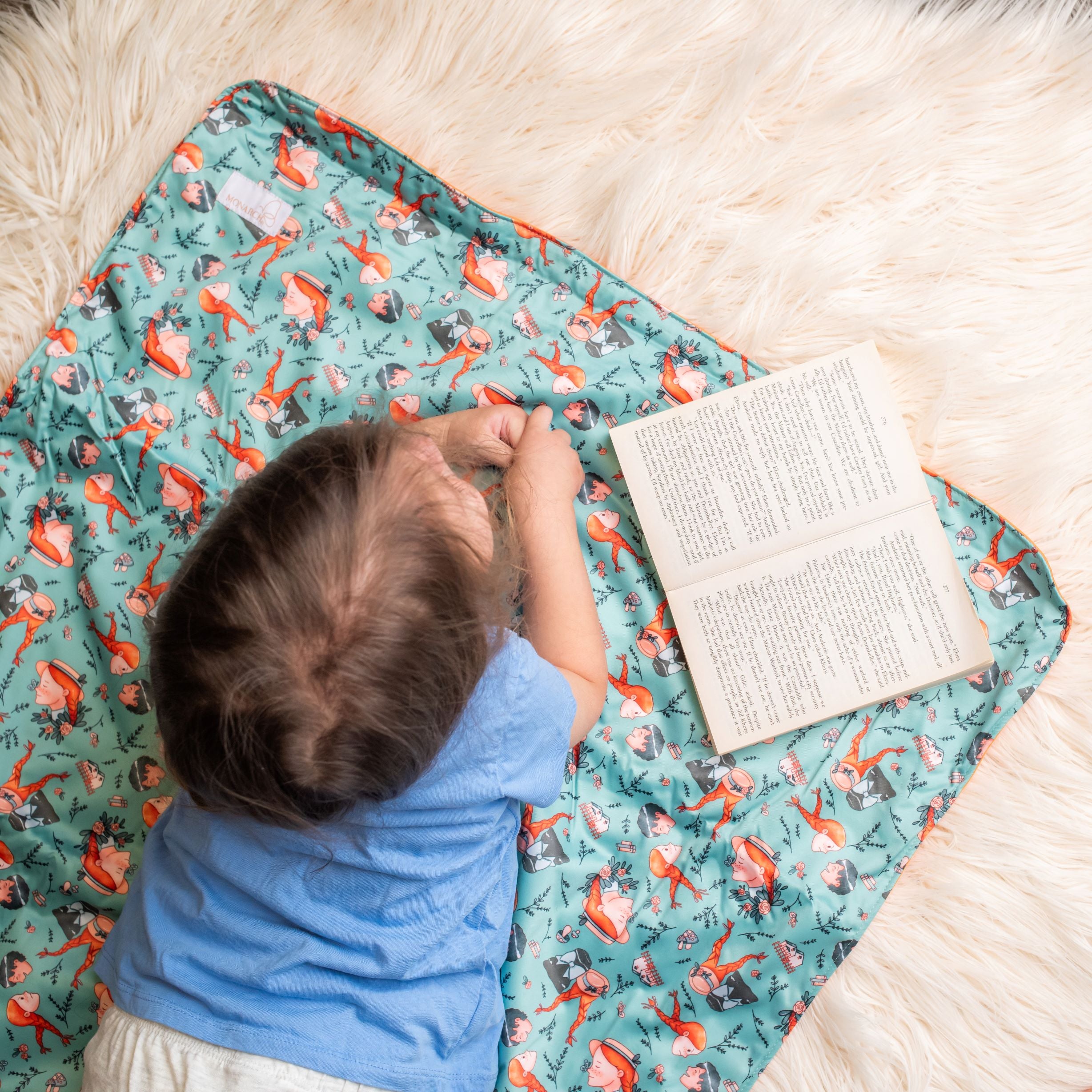 Monarch Wipe-Clean Change Mat - Anne With An E | Non-Disposable | Baby ...