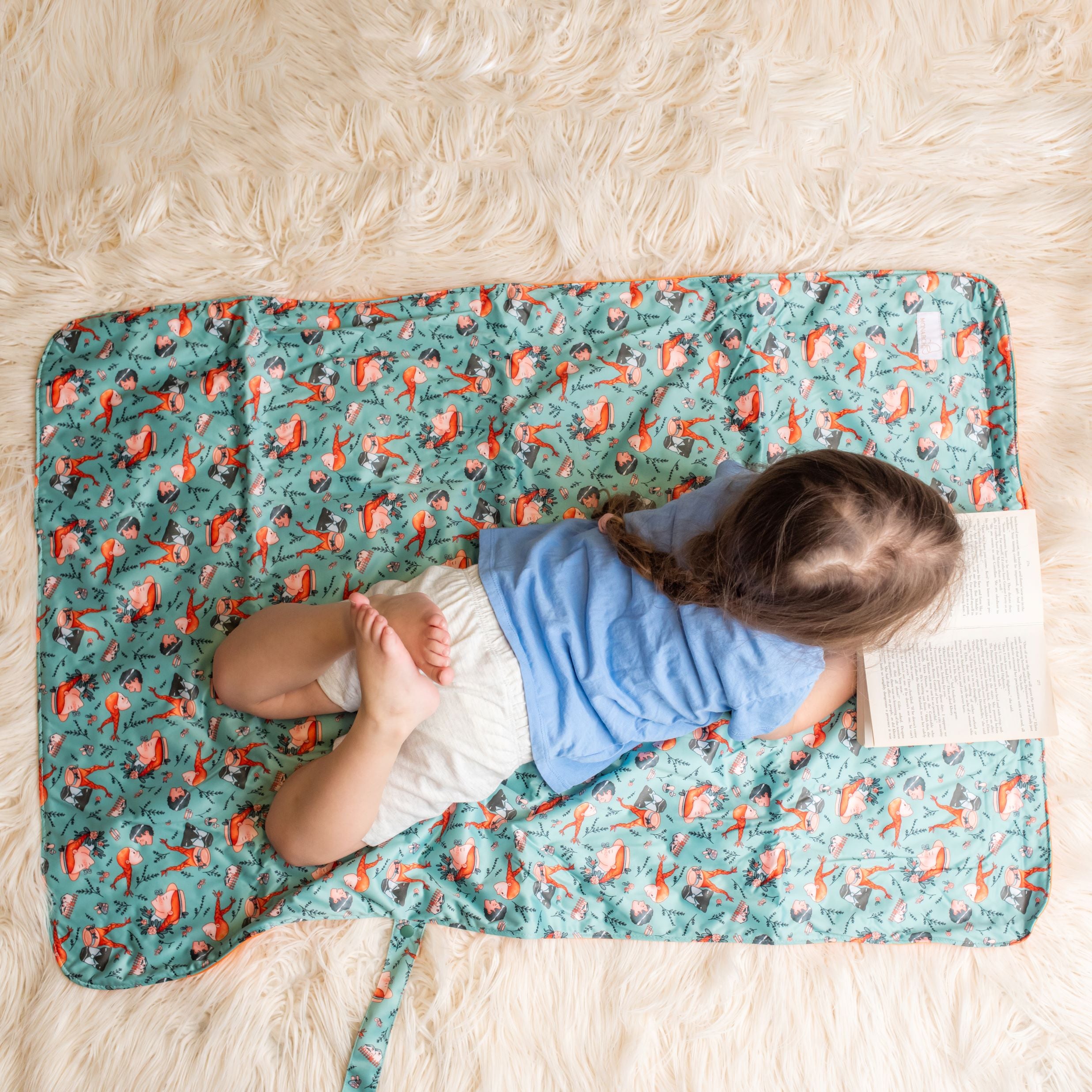 Monarch Wipe-Clean Change Mat - Anne With An E | Non-Disposable | Baby ...