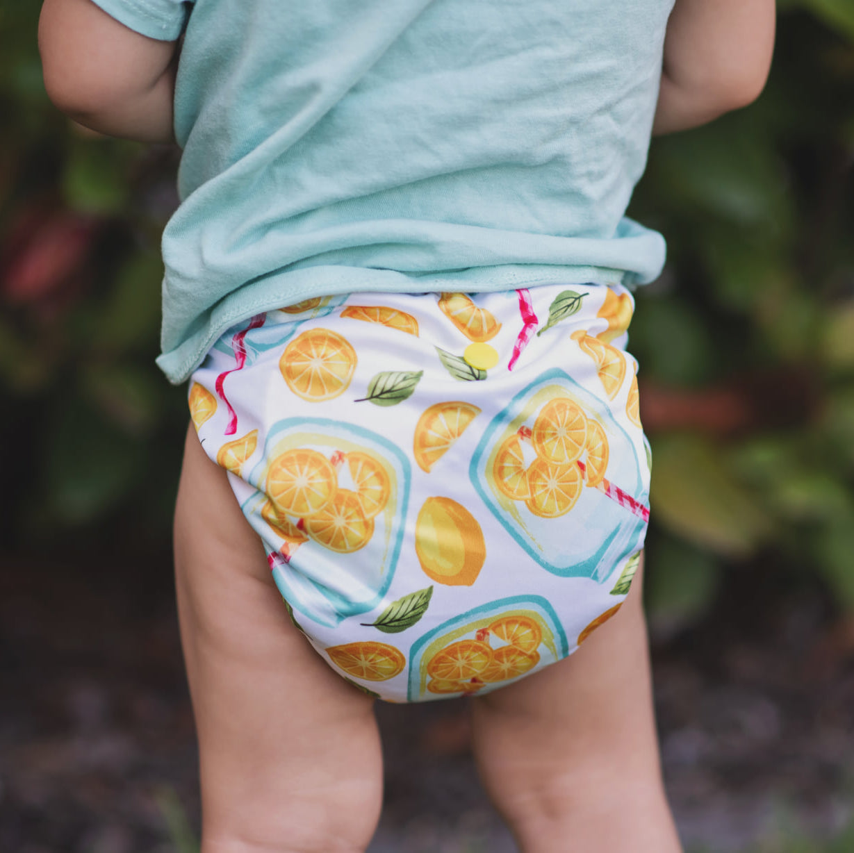 Monarch Classic Reusable Cloth Nappy V1.0 - Lemon Squeezy - Snaps ...
