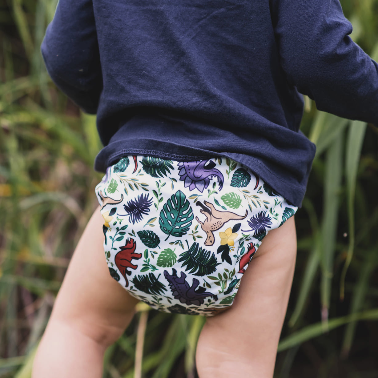 Monarch Classic Reusable Cloth Nappy V1.0 - Prehistoric - Snaps | Cloth ...