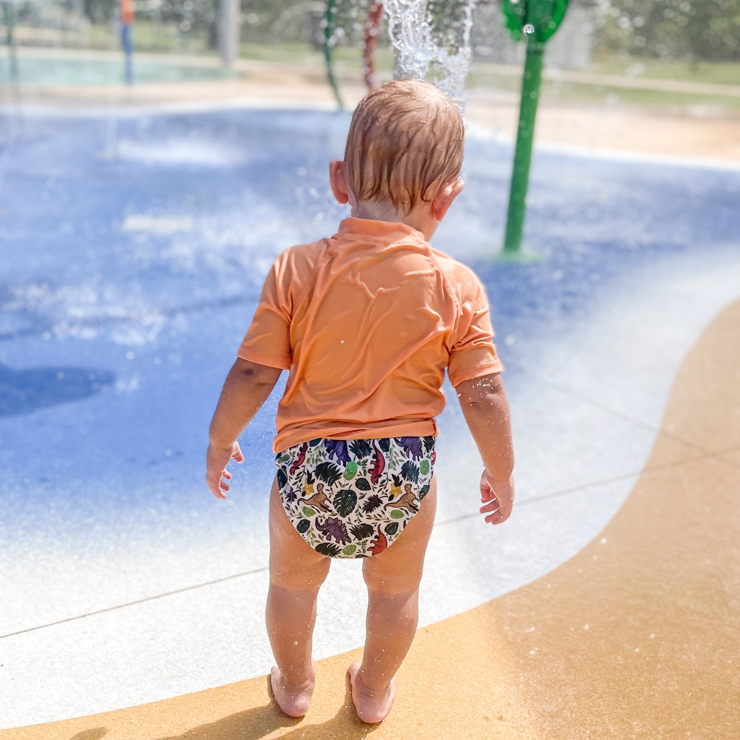 Monarch Classic Reusable Cloth Nappy V1.0 - Prehistoric - Snaps | Cloth ...