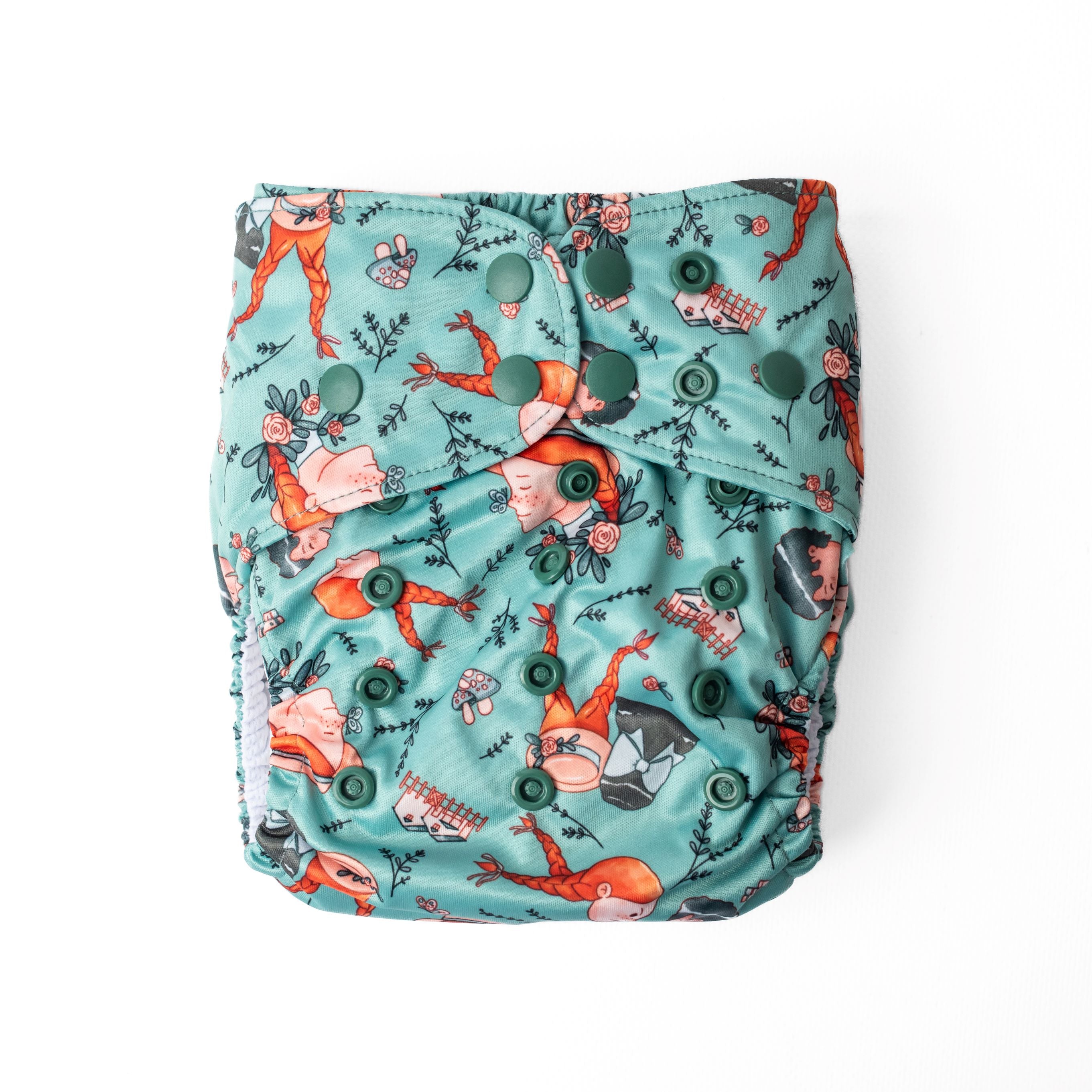 Monarch Classic Reusable Cloth Nappy V2.0 - Anne With An E - Snaps ...