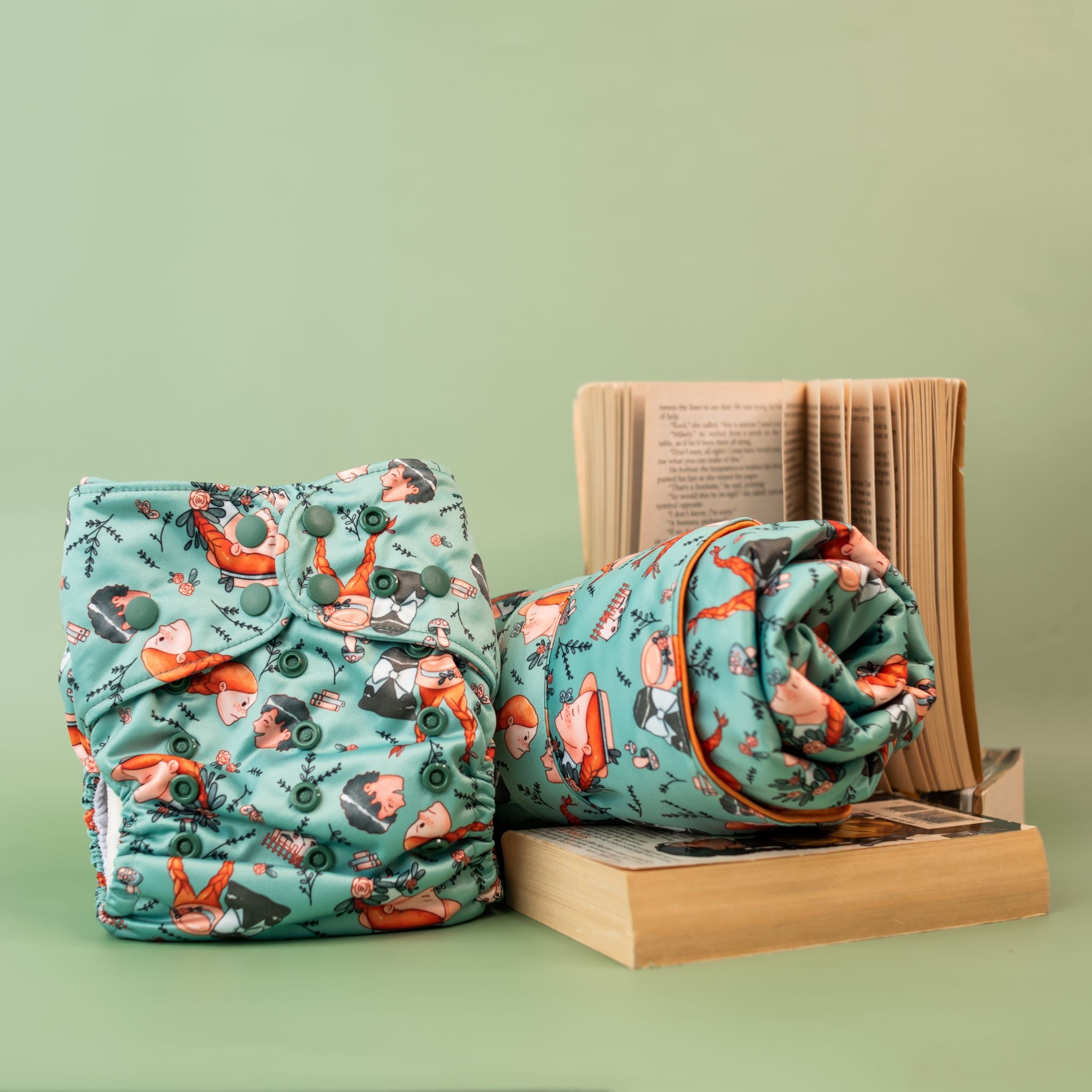 Monarch Classic Reusable Cloth Nappy V2.0 - Anne With An E - Snaps ...