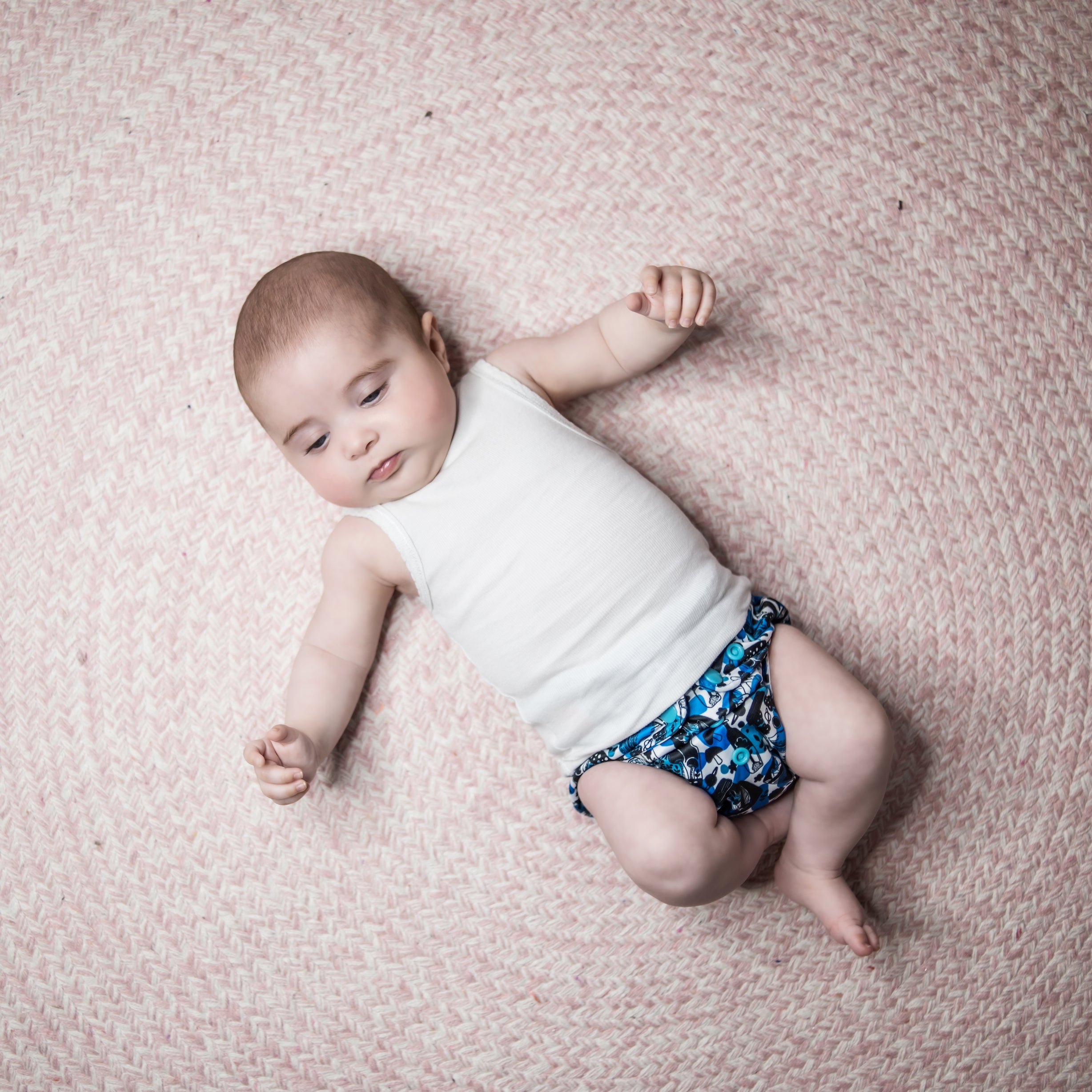 Monarch Classic Reusable Cloth Nappy V2.0 - Sea-Nery - Snaps | Cloth ...