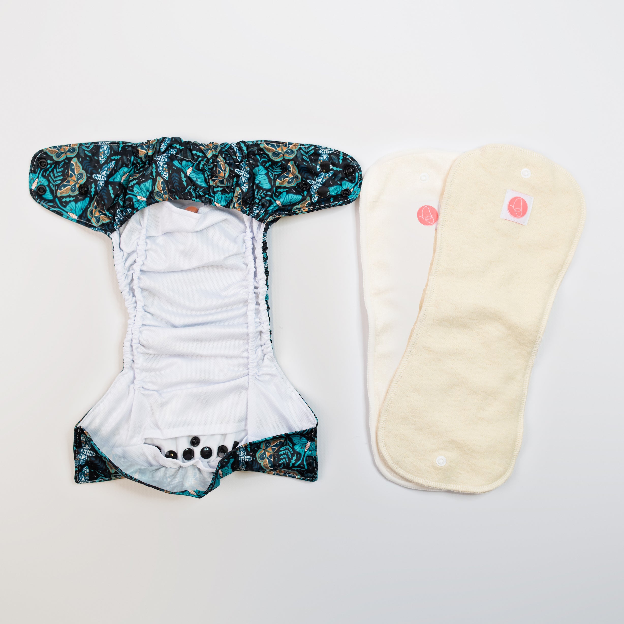 Monarch Classic Reusable Cloth Nappy V2.0 - Twilight Flight - Snaps ...