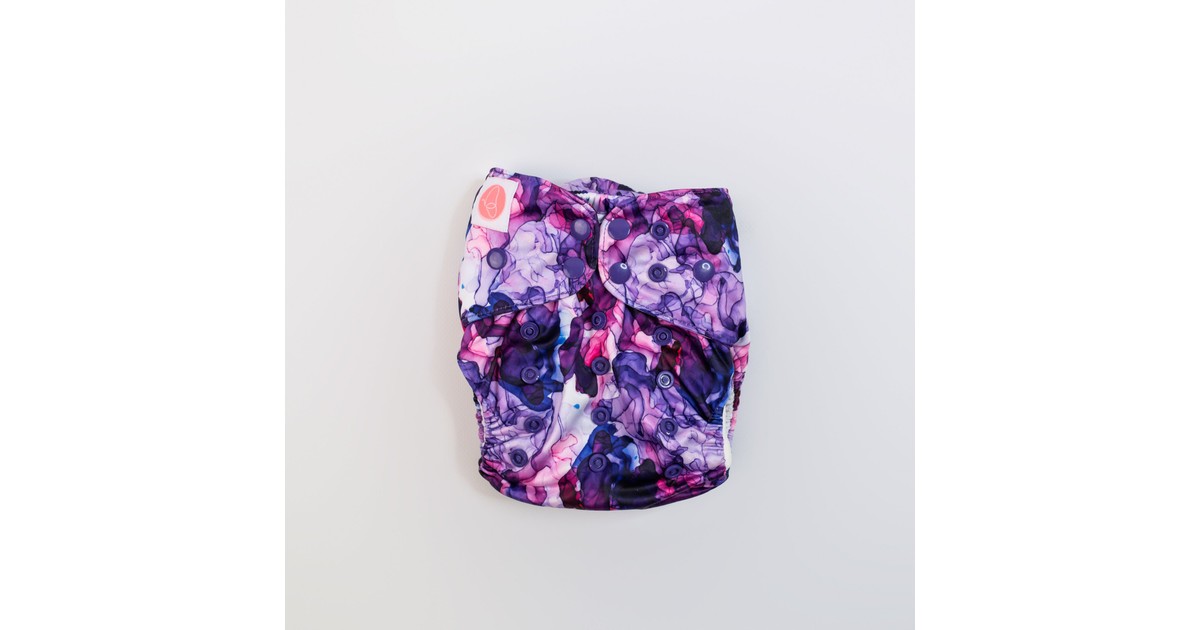 Monarch Classic Reusable Cloth Nappy V2.0 - Ultraviolet - Snaps | Baby ...