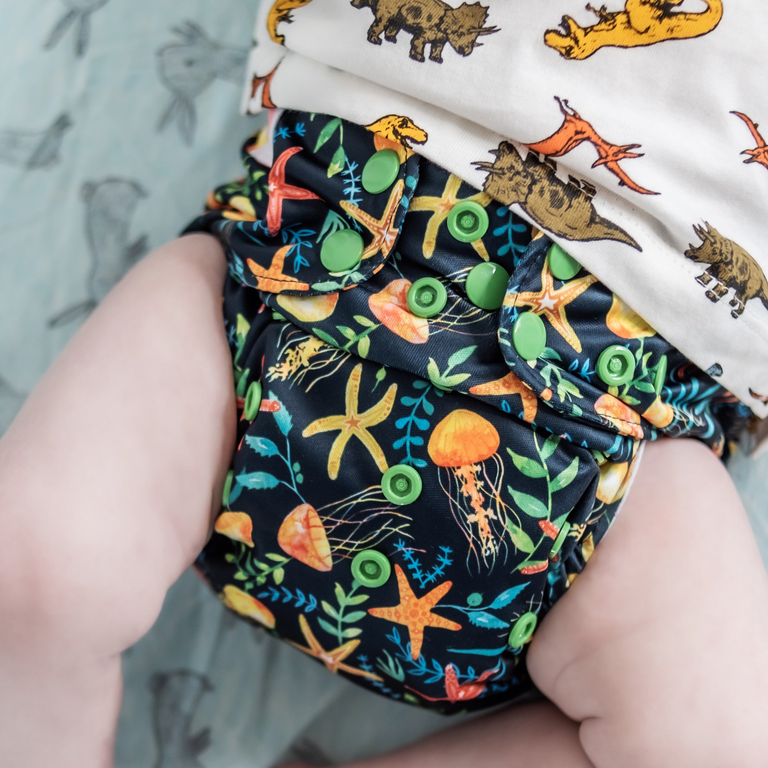 Monarch Classic Reusable Cloth Nappy V2.0 - You Jelly? - Snaps | Cloth ...