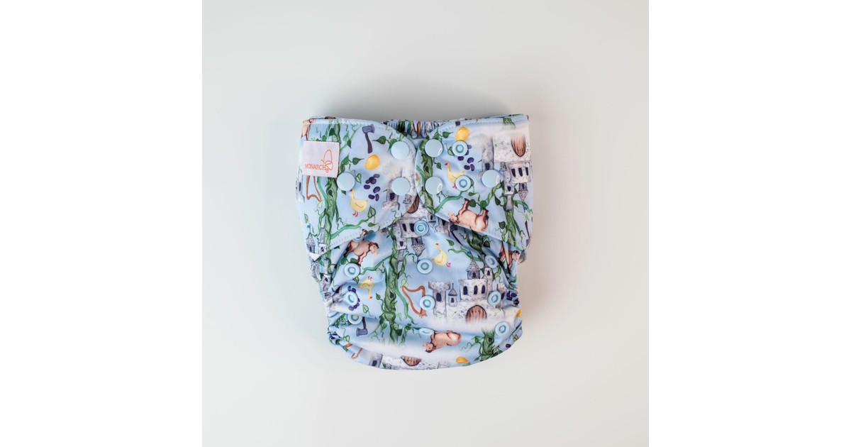 Monarch Classic Reusable Cloth Nappy V2.0 - Spill The Beans - Snaps ...