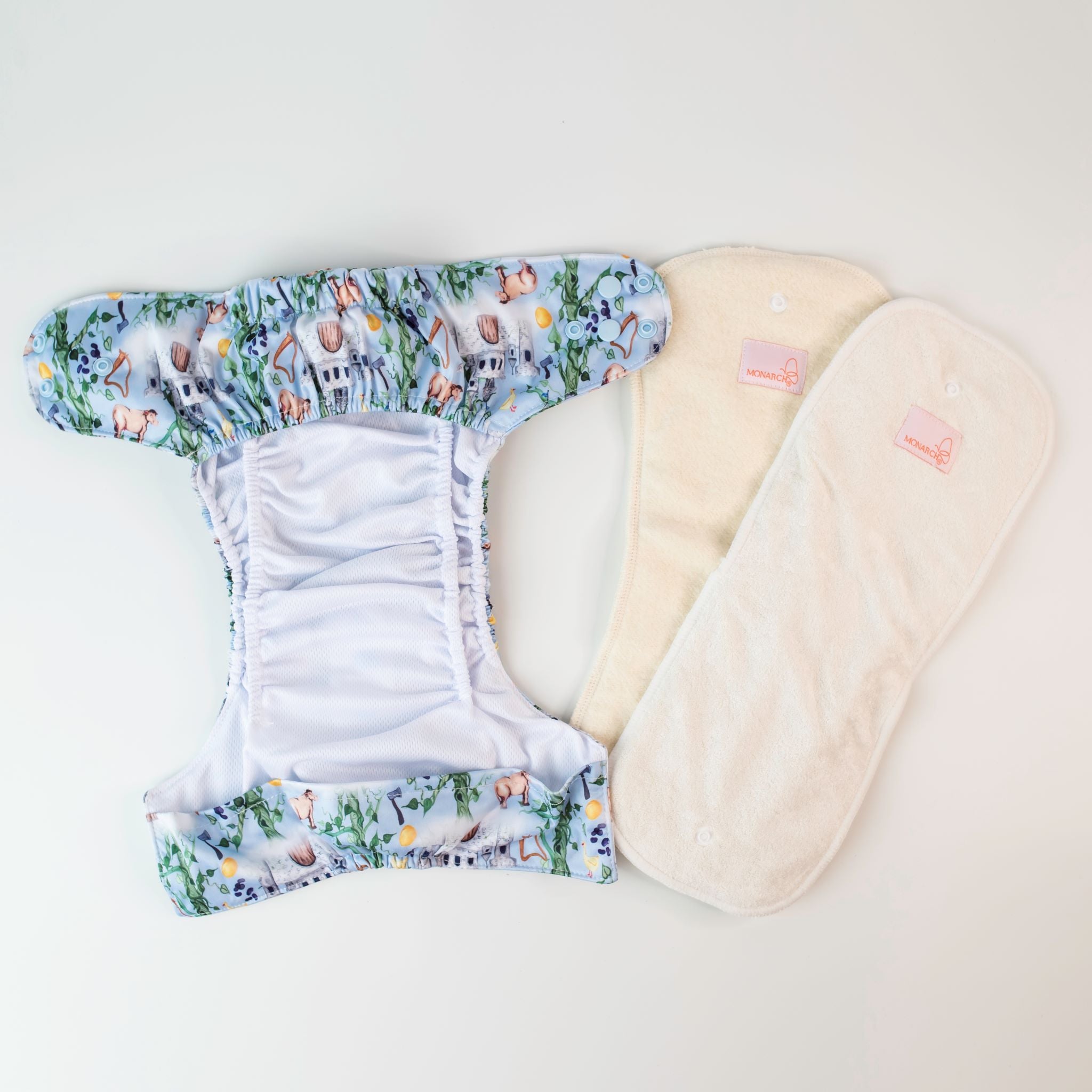 Monarch Classic Reusable Cloth Nappy V2.0 - Spill The Beans - Snaps ...