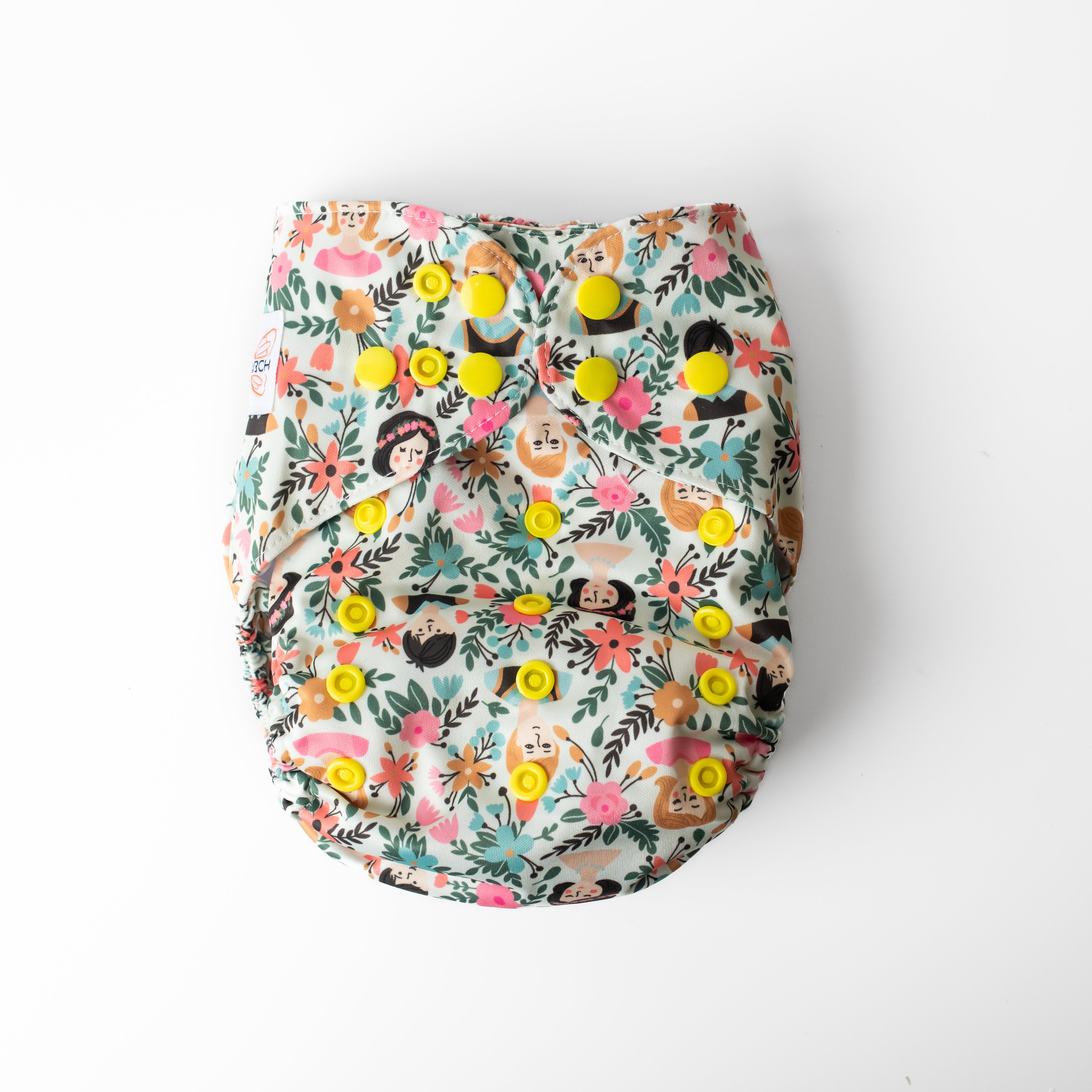 Monarch Ultimate Wipeable Cloth Nappy V1.0 - Flora Familia - Snaps ...