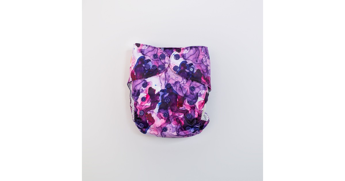 Monarch Ultimate Wipeable Cloth Nappy V2.0 - Ultraviolet - Snaps | Baby ...