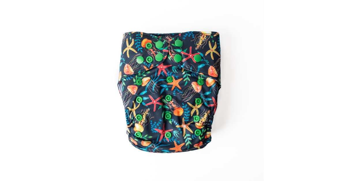 Monarch Ultimate Wipeable Cloth Nappy V2.0 - You Jelly? - Snaps | Baby ...