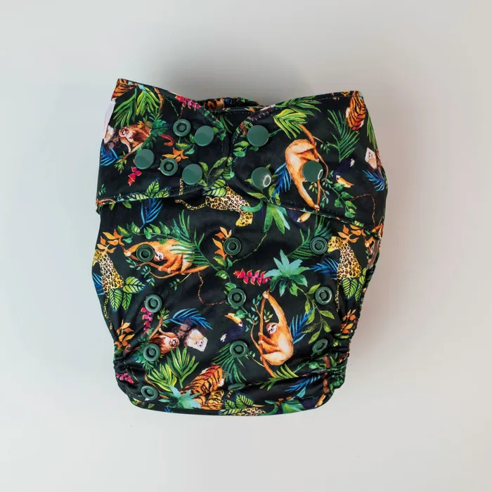 Monarch Ultimate Wipeable Cloth Nappy V3.0 - Slothing Around - Snaps ...