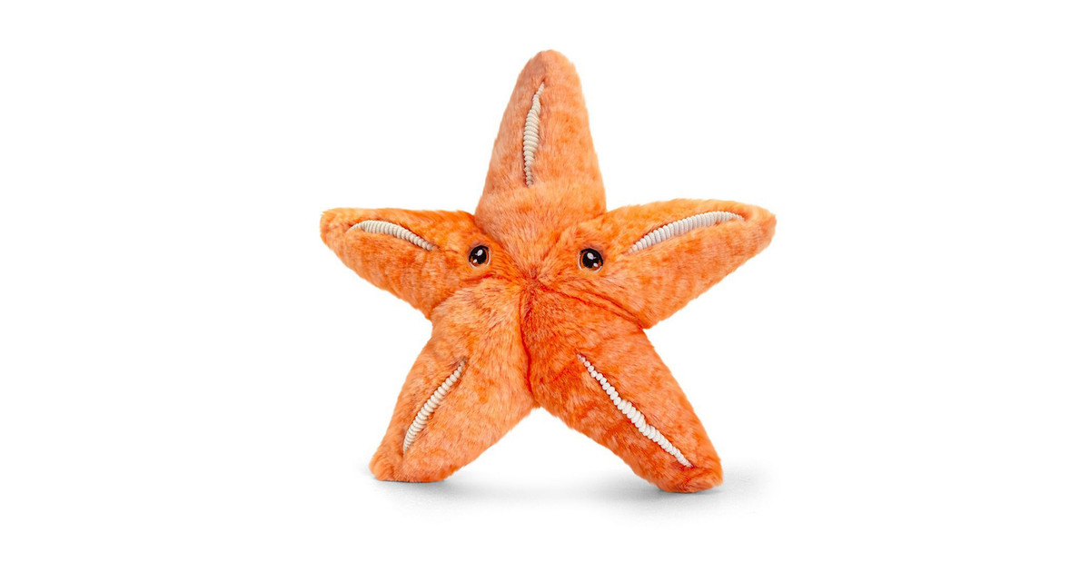 Keeleco 33cm Stuffed Animal Plush Cuddle Toy - Orange Starfish | Baby ...