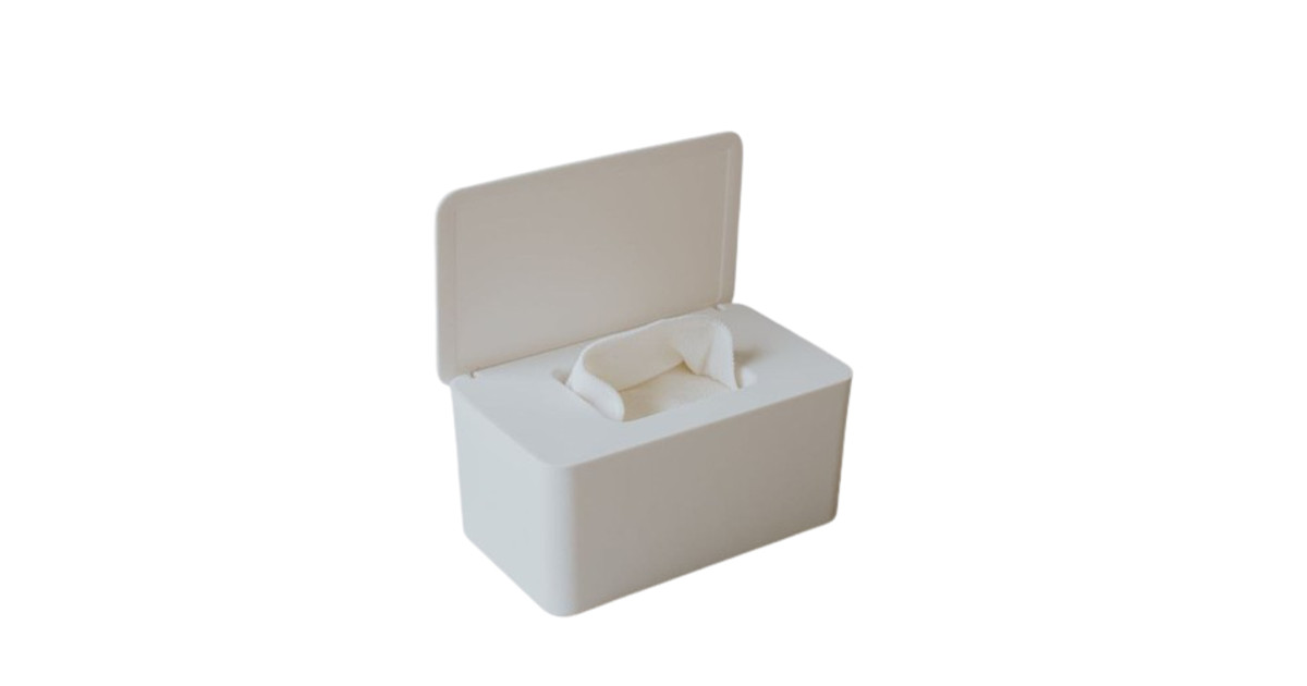 Cloth Bums Cloth Wipes Kit - Container & Wipes - White | Baby Bunting AU