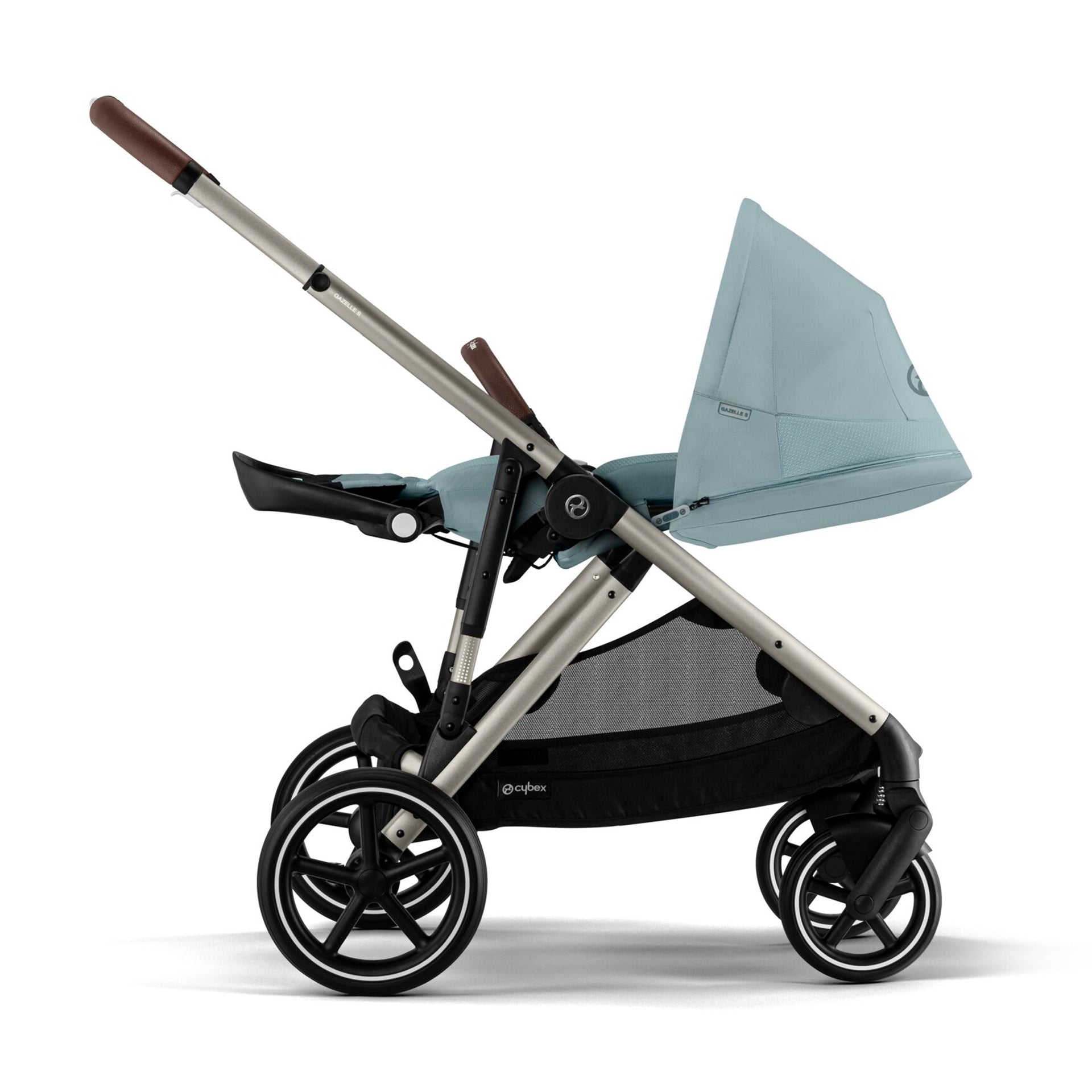 Cybex Gazelle S Stroller 2023 - Sky Blue | single to double | Baby ...