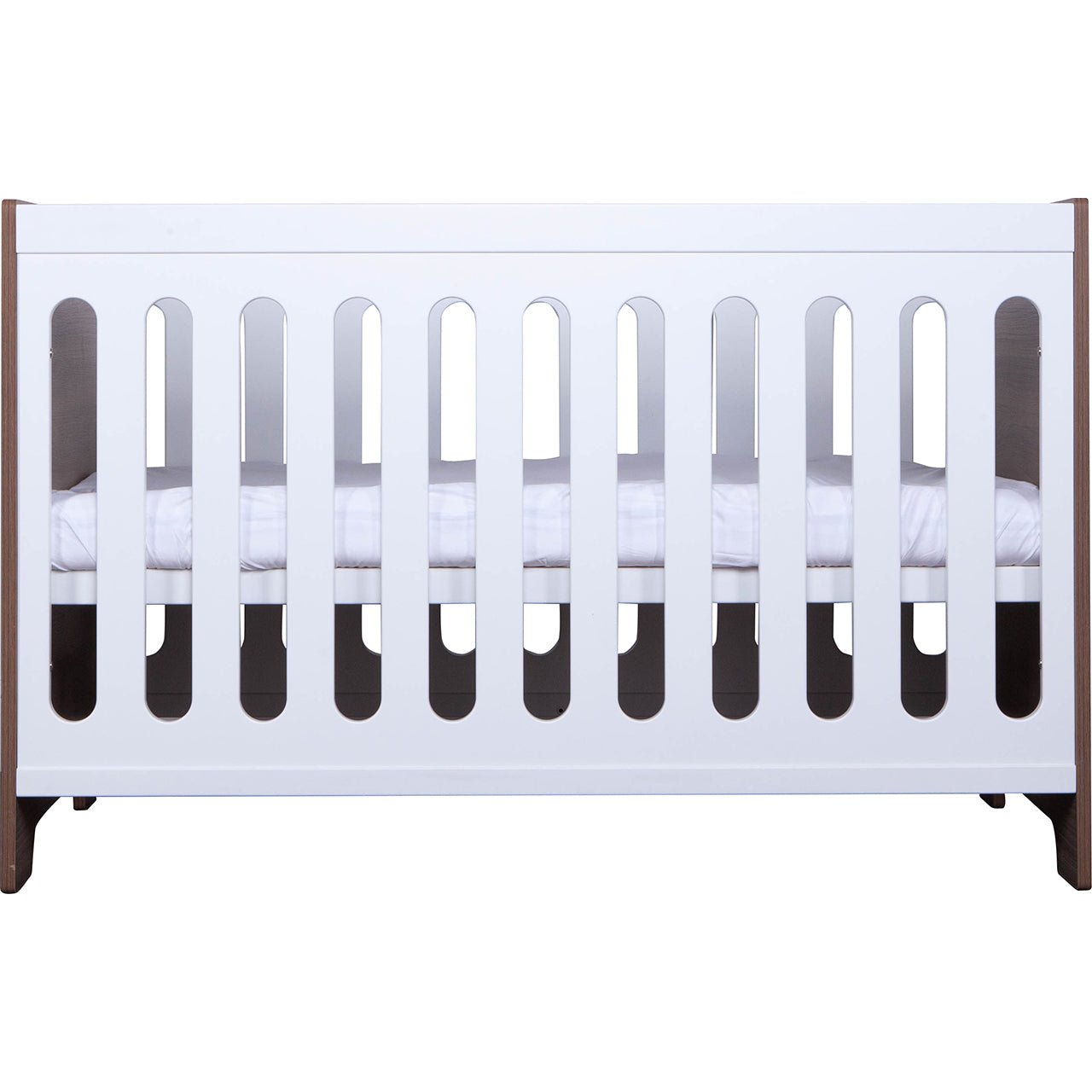 Grotime Havana Cot - White/Oak | Cots | Baby Bunting AU