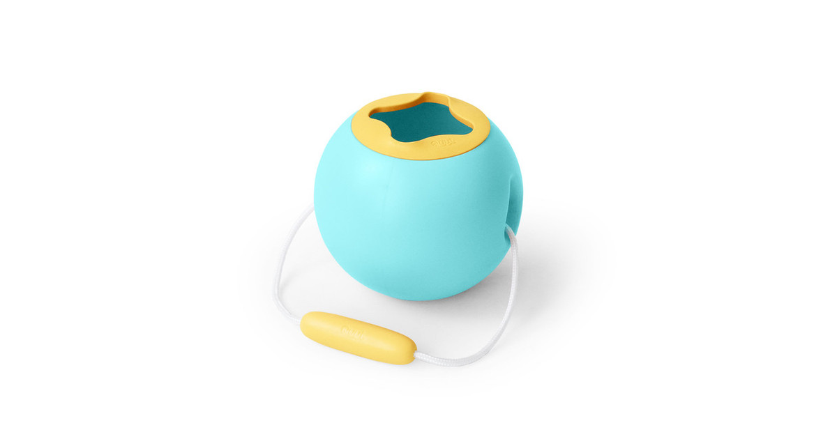 Quut No Spill Bucket Mini Ballo - Banana Blue | Baby Bunting AU