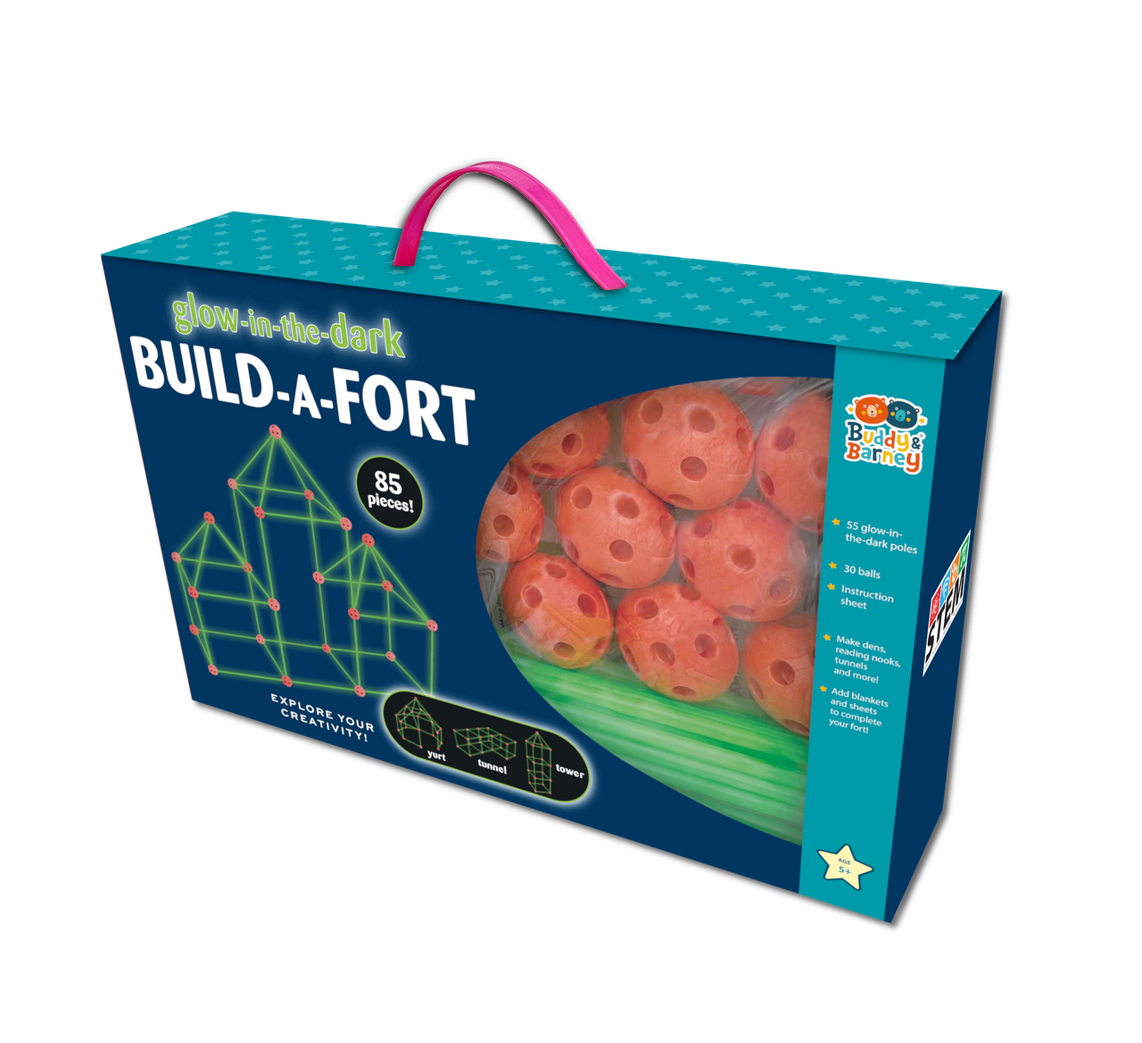 Buddy & Barney Glow Build A Fort | Building Blocks | Baby Bunting AU