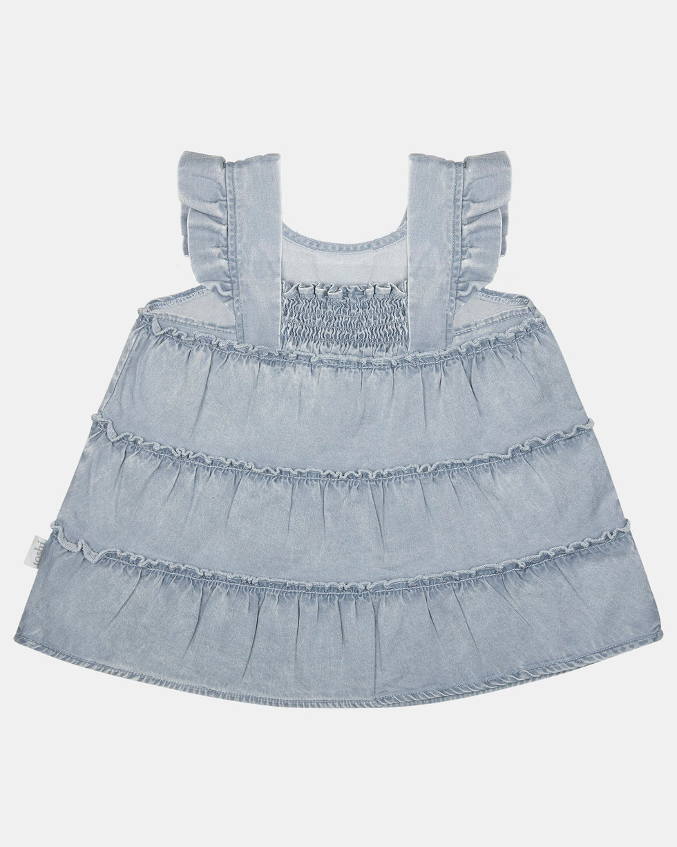 Toshi Baby Dress Tiered - Indiana | Baby Dresses | Baby Bunting AU