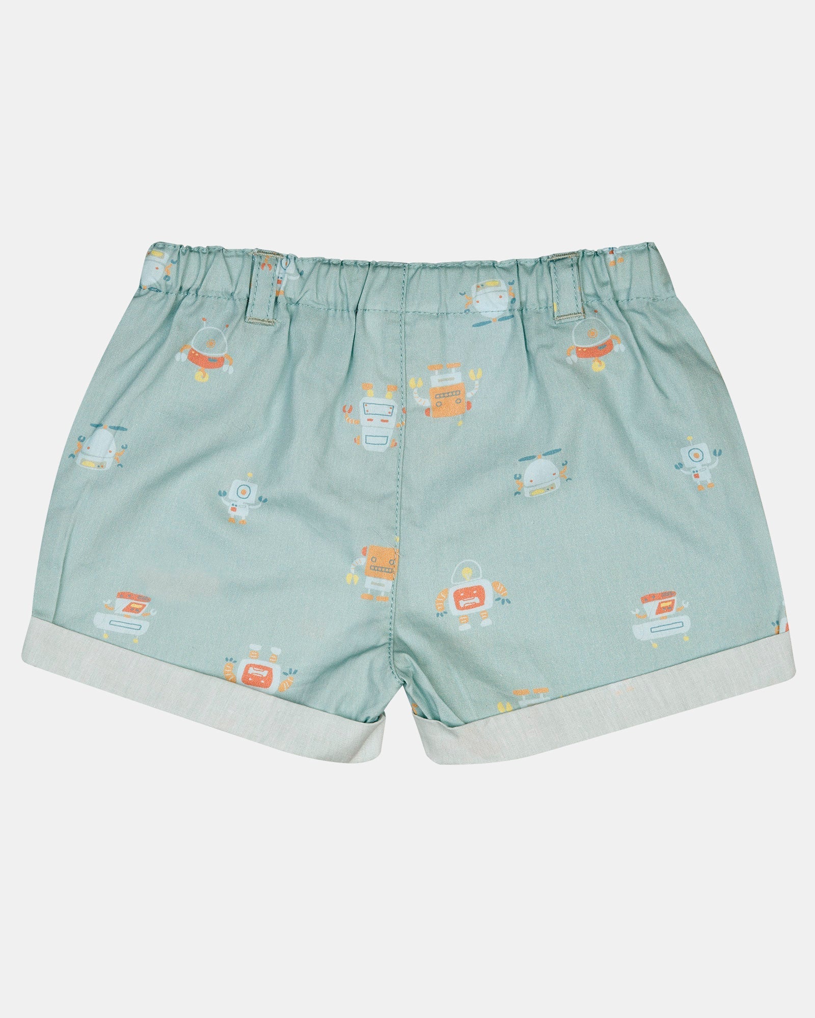 Toshi Baby Shorts Joyride - Robots | Baby Shorts | Baby Bunting AU