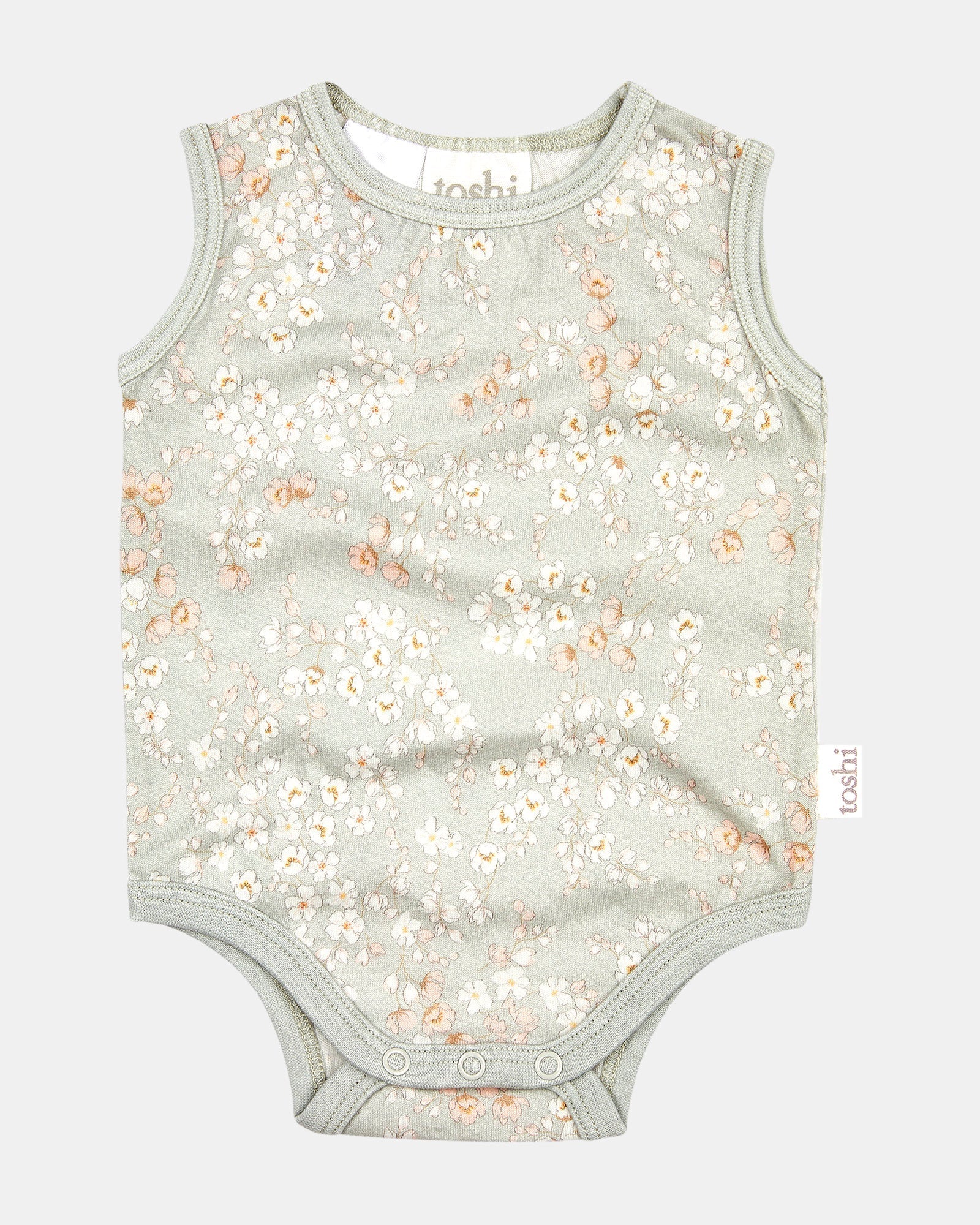 Toshi Onesie Singlet Classic - Stephanie | Baby Singlets | Baby Bunting AU