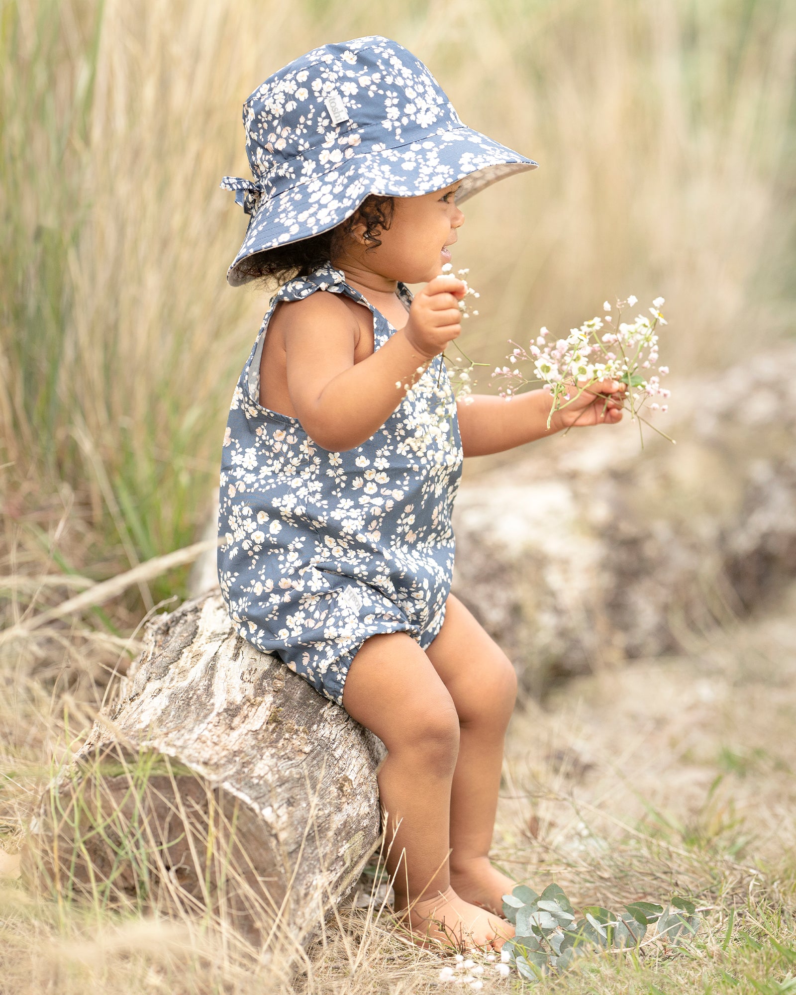 Toshi Sunhat Stephanie - Moonlight | Hats | Baby Bunting AU