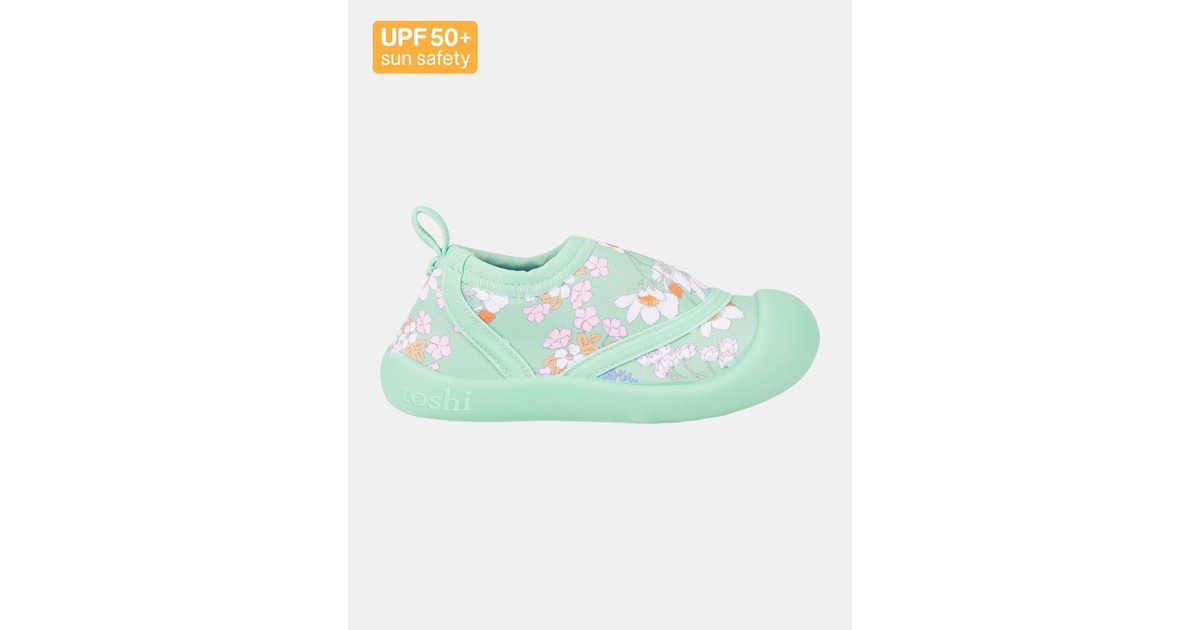 Toshi Swim Baby Reef Booties Classic - Sea Blossom | Baby Bunting AU