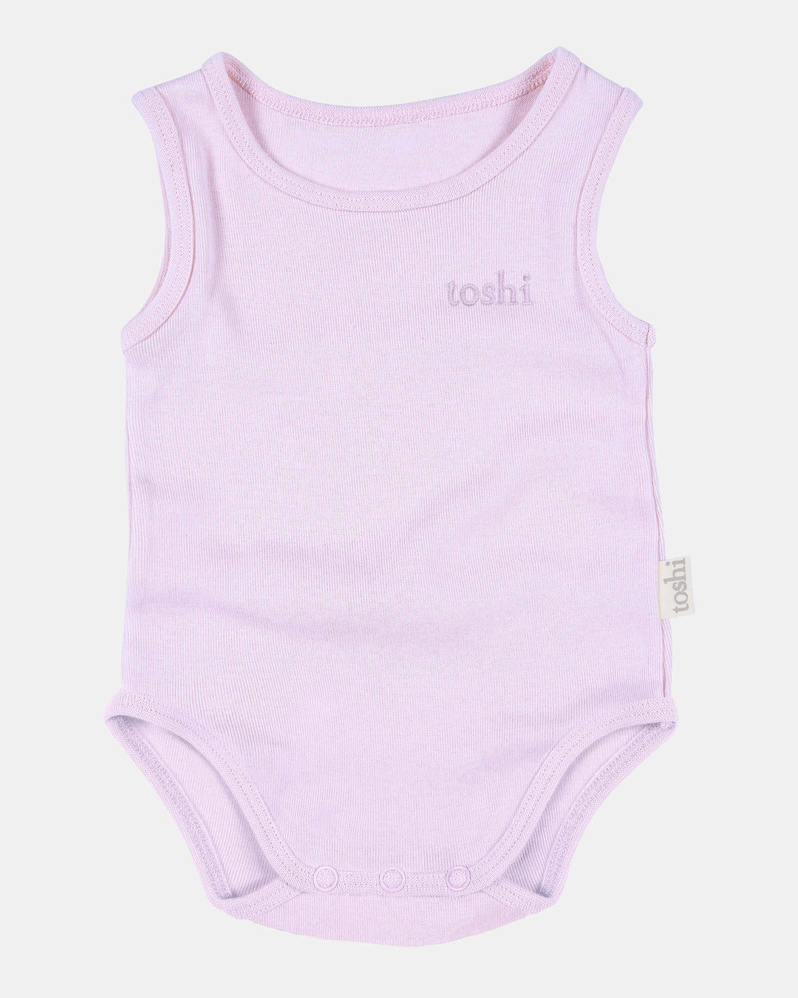 Toshi Dreamtime Organic Onesie Singlet - Lavender | Singlets | Baby ...