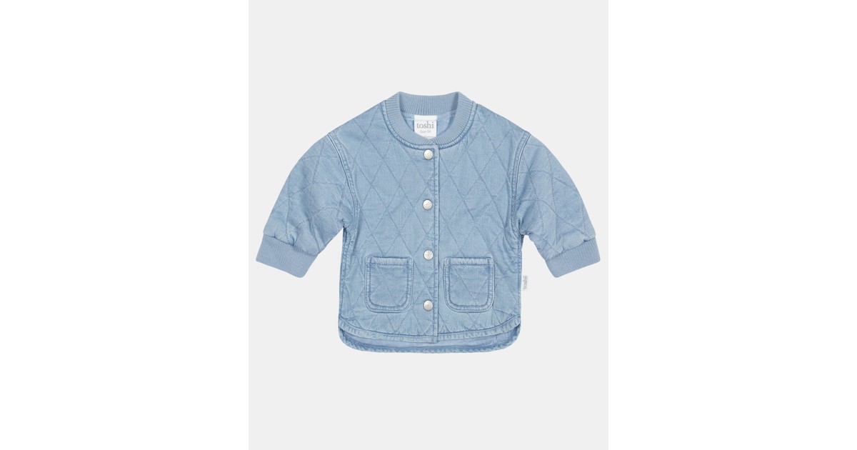 Toshi Baby Shacket Denim - Brumby | Baby Bunting AU