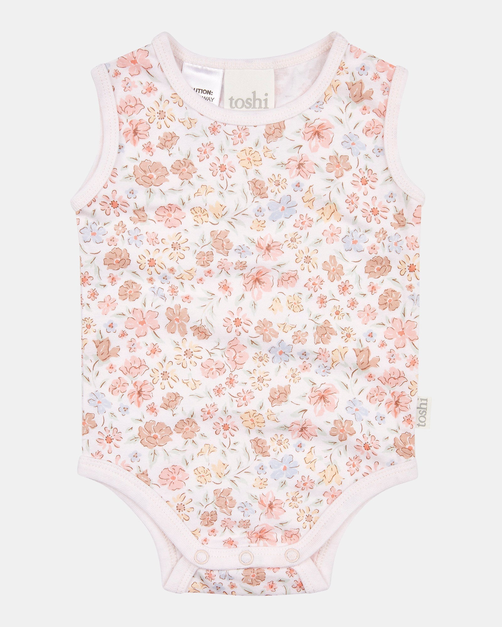 Toshi Onesie Singlet Classic - Lu Lu | Baby Singlets | Baby Bunting AU