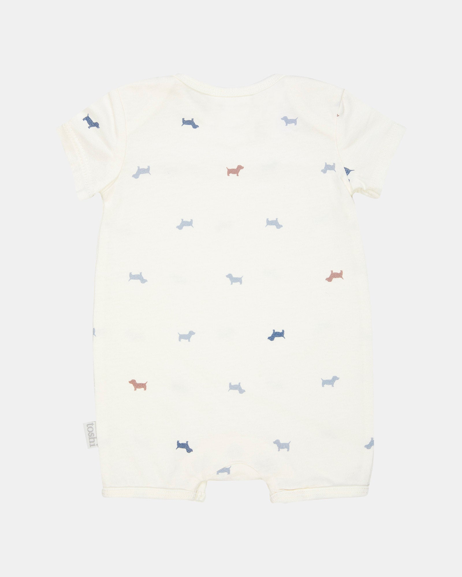 Toshi Onesie Shortsleeve Classic - Puppy | rompers | Baby Bunting AU