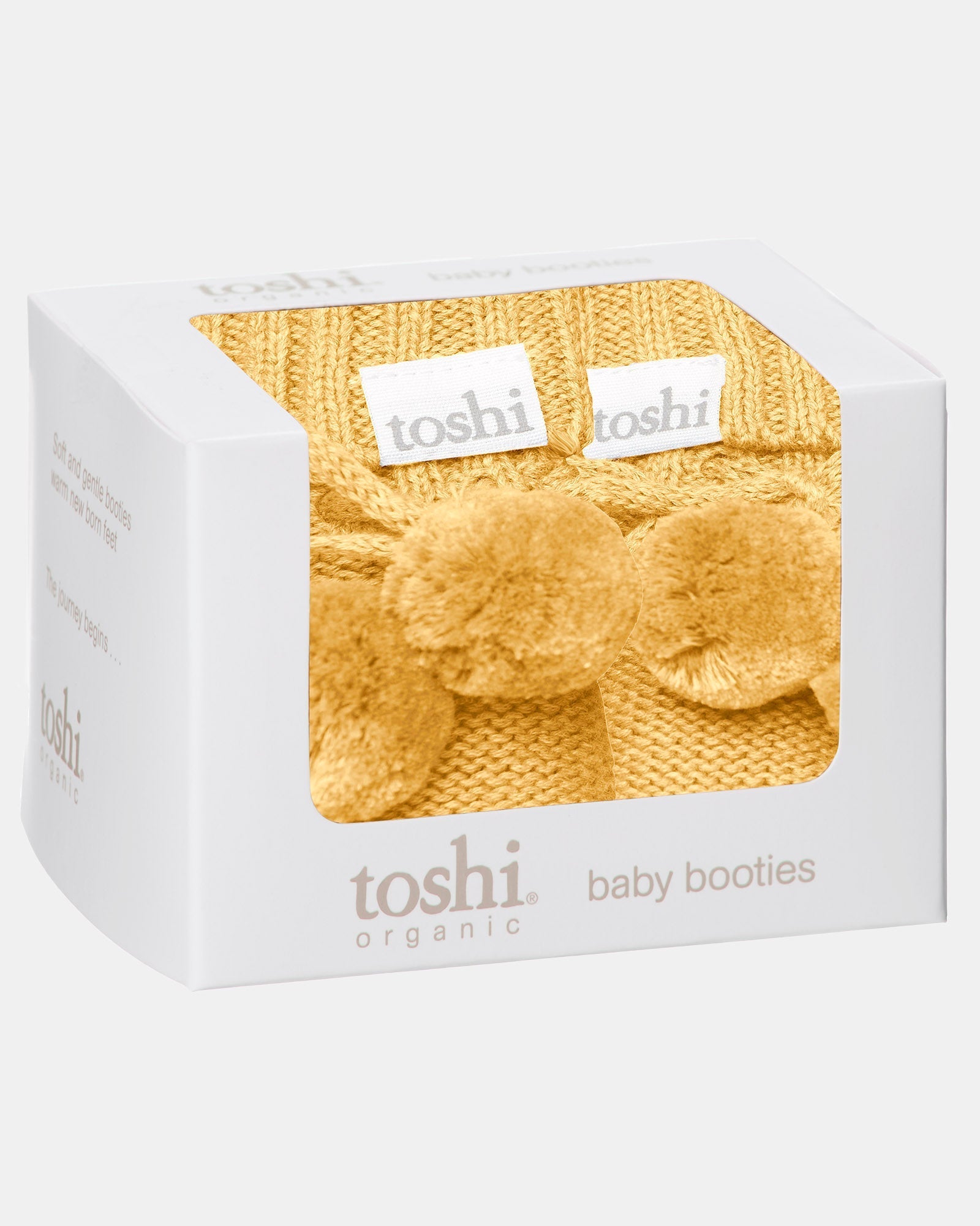 Toshi Organic Booties Marley - Butternut | Baby Booties | Baby Bunting AU
